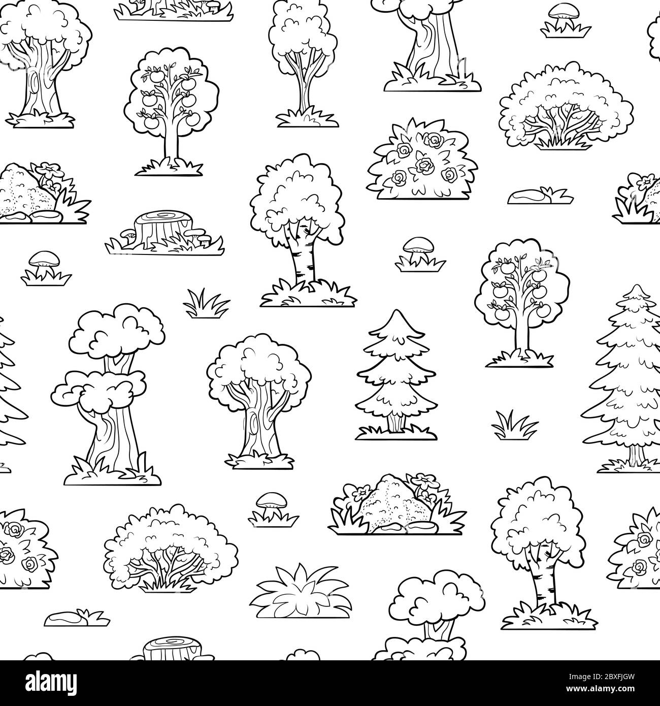 Anthill tree Stock Vector Images - Alamy