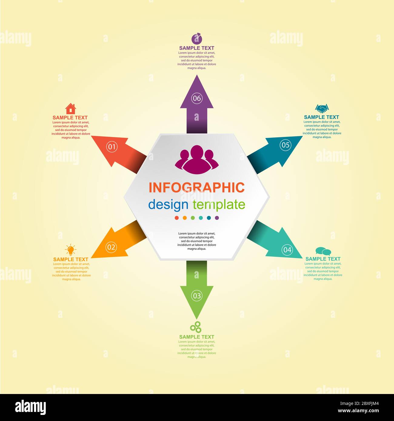 Infographics six steps for visual design of business projects ...