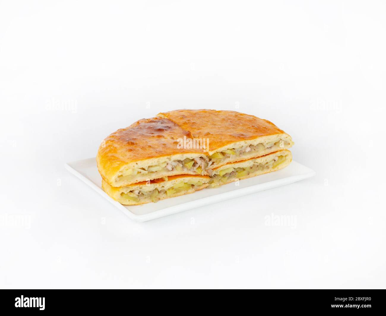 Rustic potatoes meat in Cut Out Stock Images & Pictures - Alamy