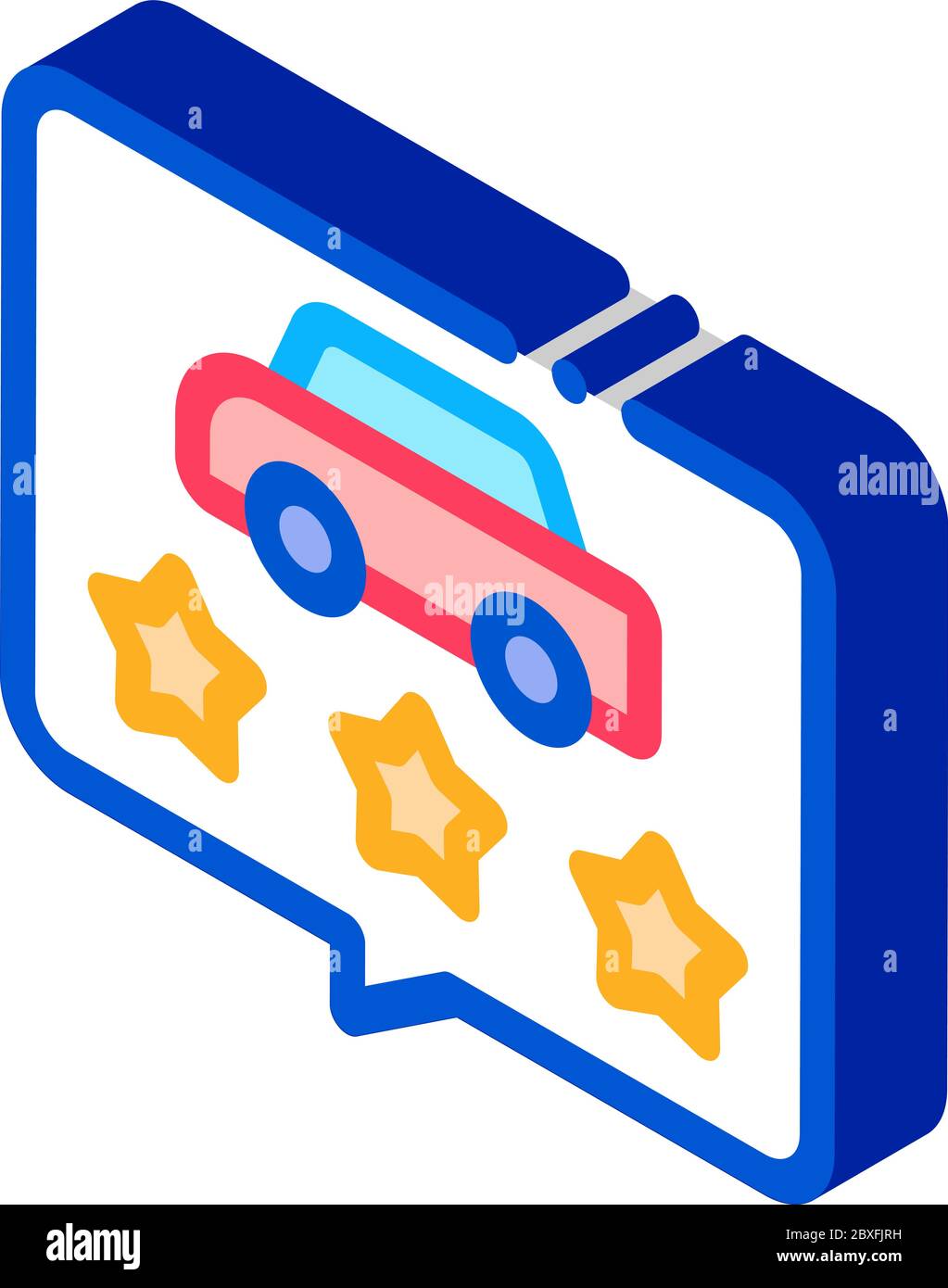 car quality assessment isometric icon vector illustration Stock Vector ...