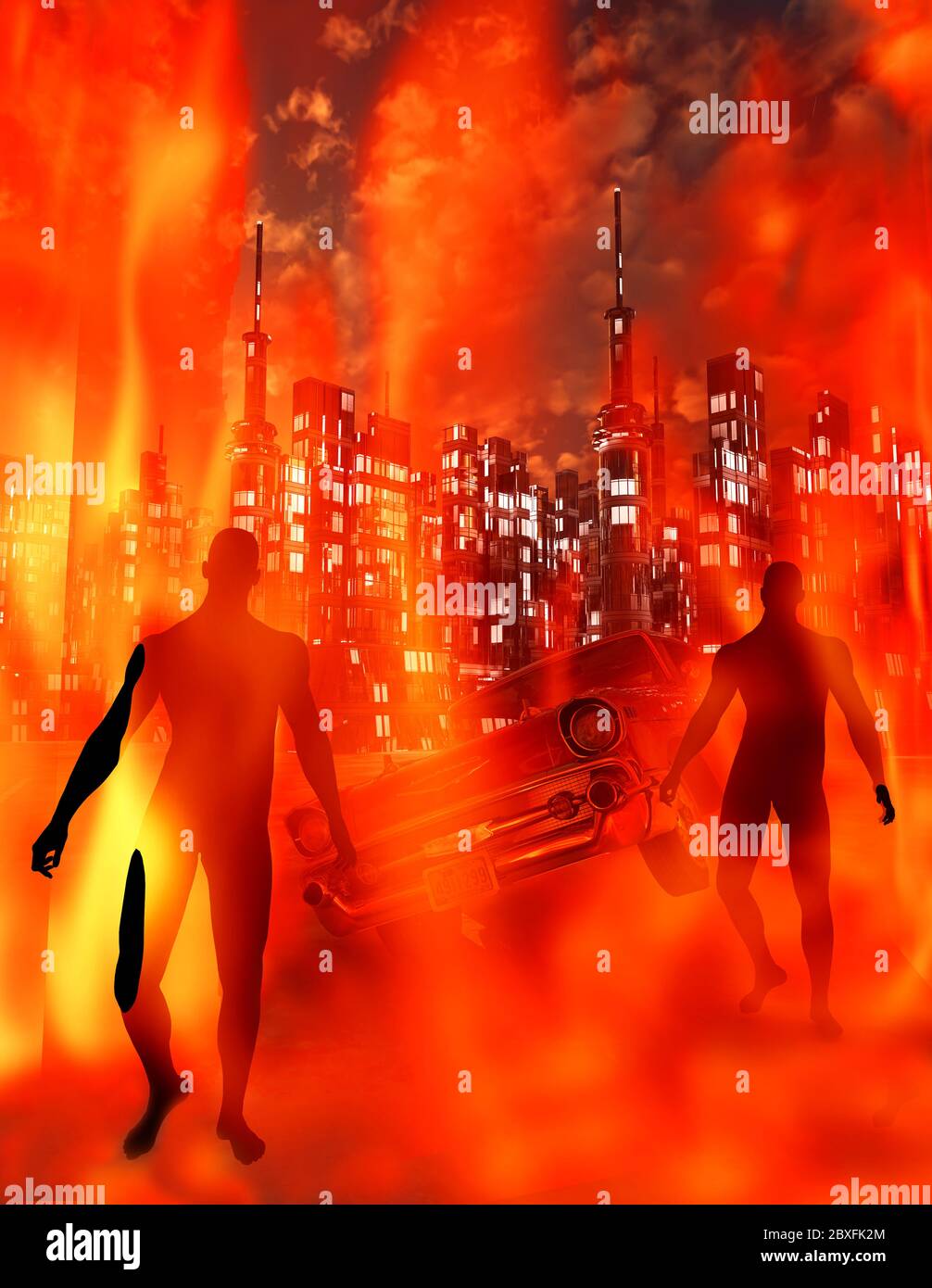 City of fire hi-res stock photography and images - Alamy