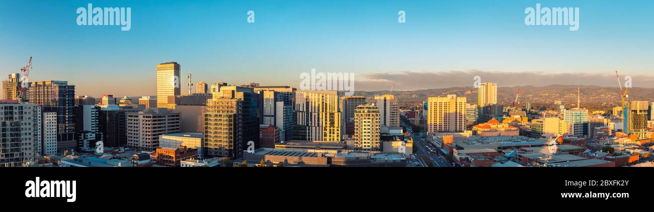 Adelaide, South Australia - June 5, 2020: Adelaide city business ...