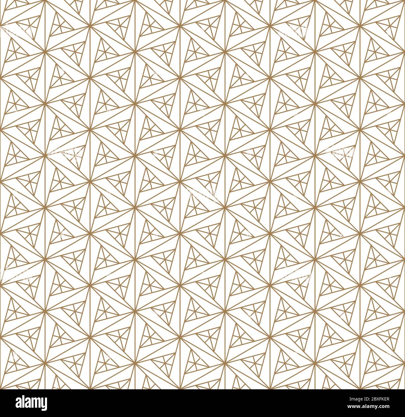 Seamless geometric pattern inspired by Japanese Kumiko ornament.For ...