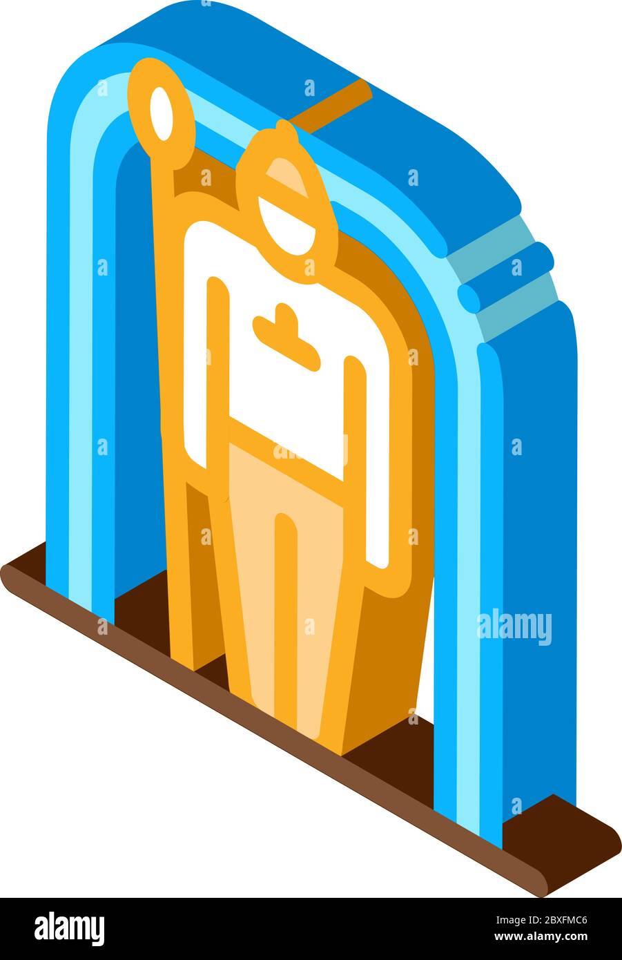 guard man isometric icon vector illustration Stock Vector Image & Art ...