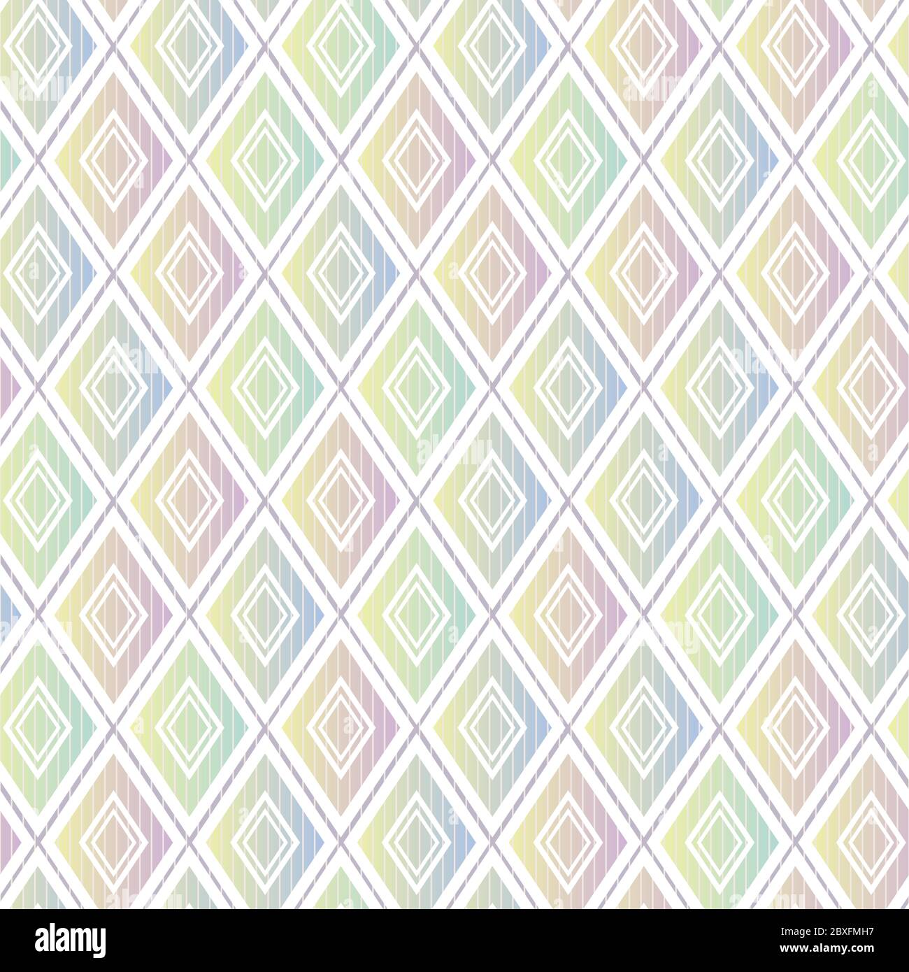 geometric seamless vector pattern in pastel ombre Stock Vector Image ...
