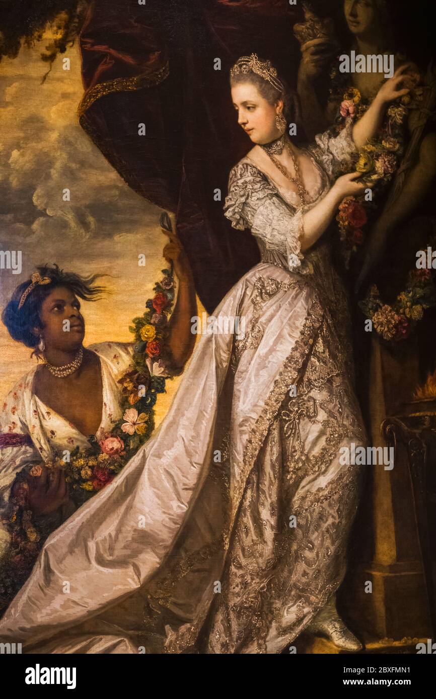 Portrait of Lady Elizabeth Keppel and an Unknown Woman by Sir Joshua ...