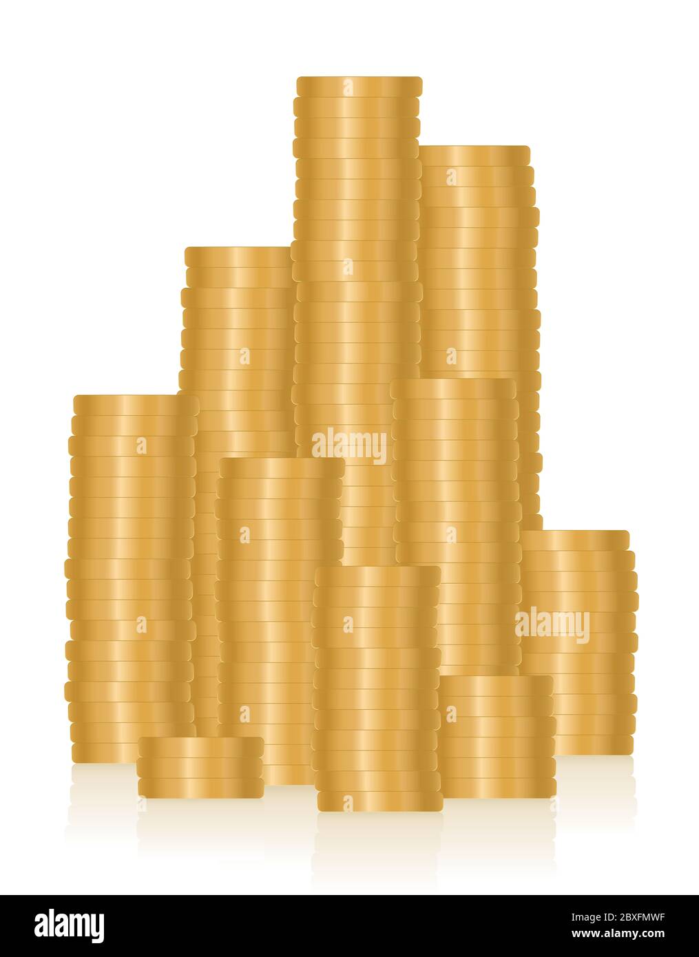Money pile illustration hi-res stock photography and images - Alamy