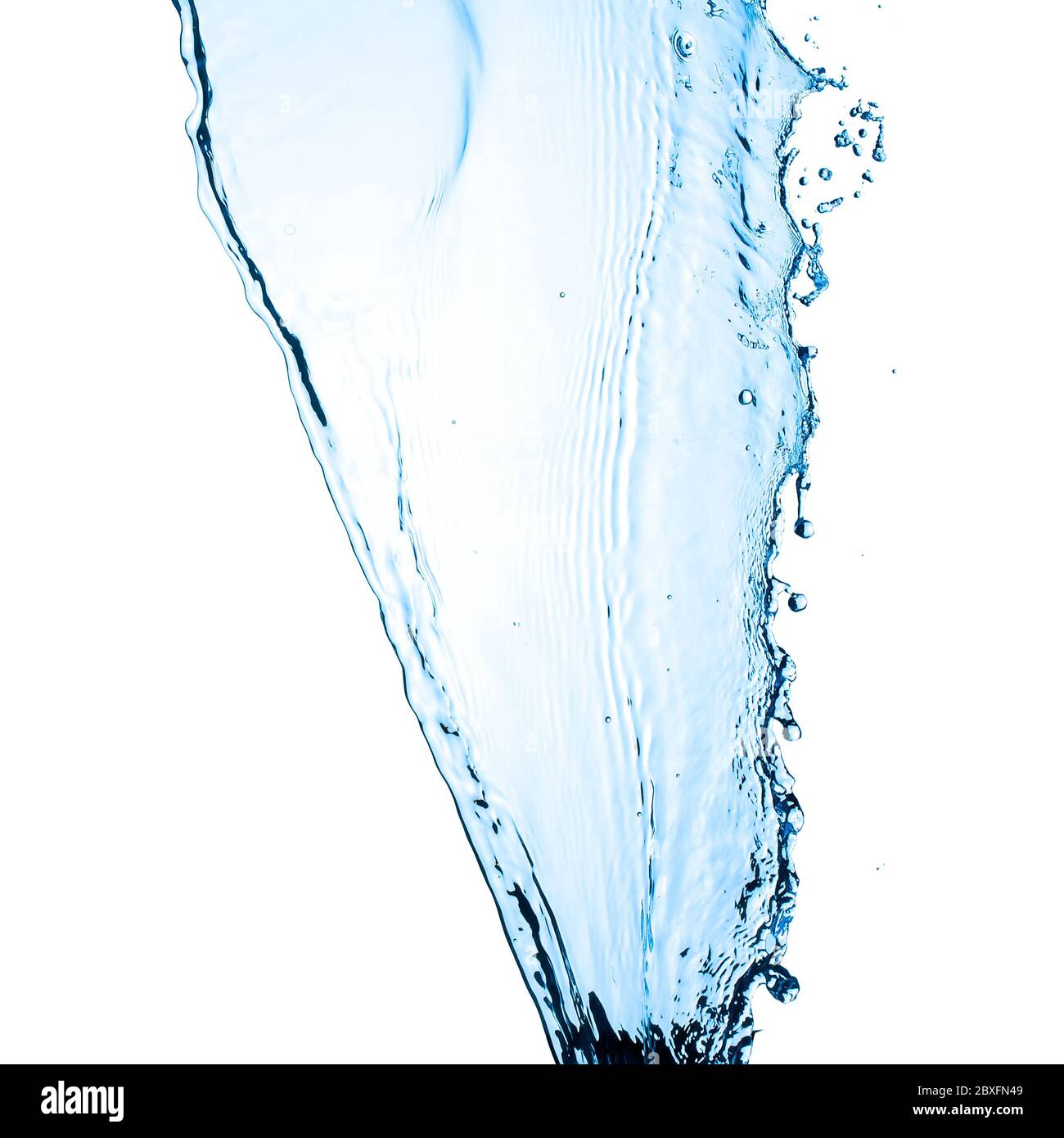 Fresh and healthy water in motion. Flow of Water with clipping path ...