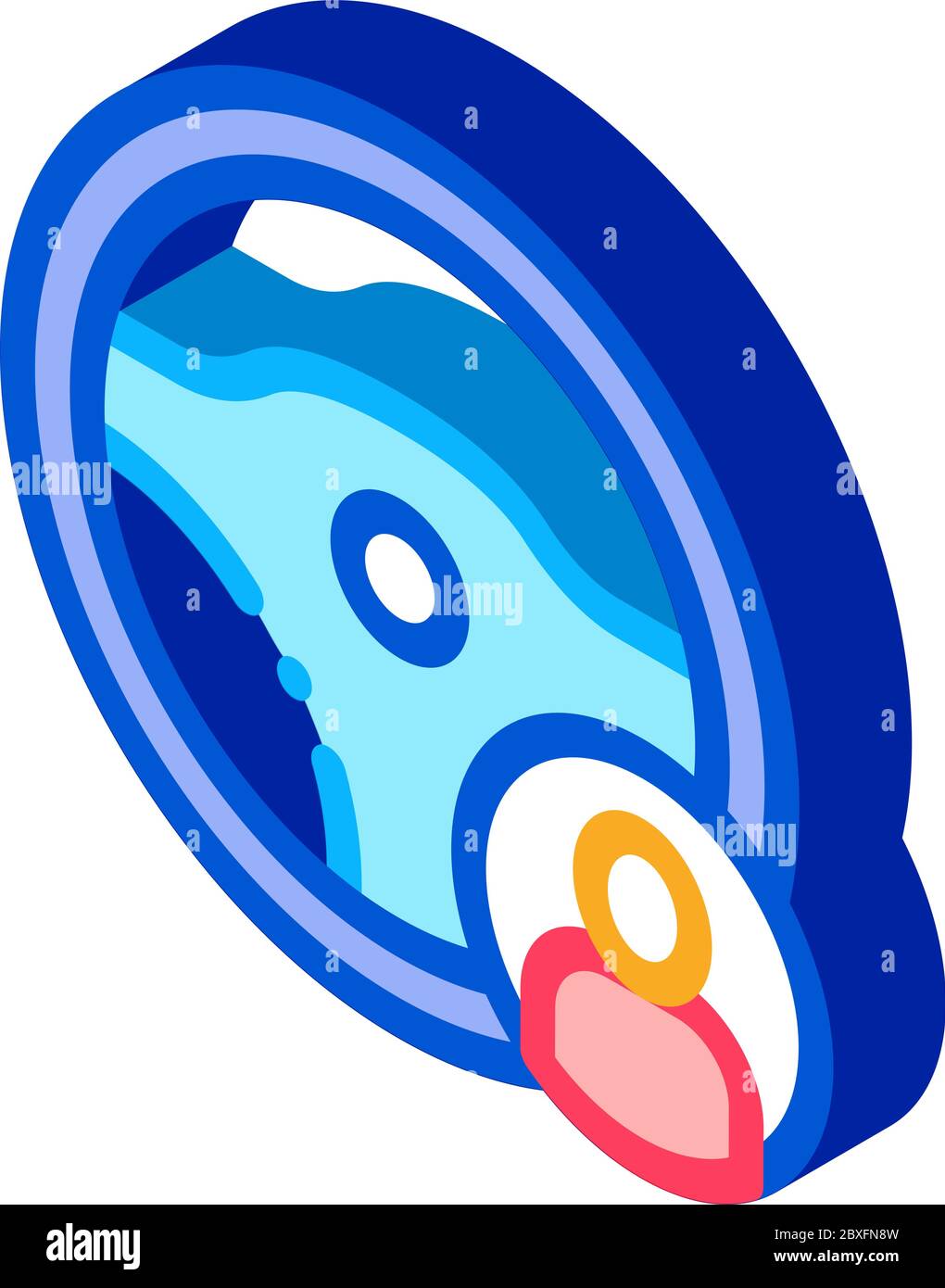 personal driver isometric icon vector illustration Stock Vector Image ...