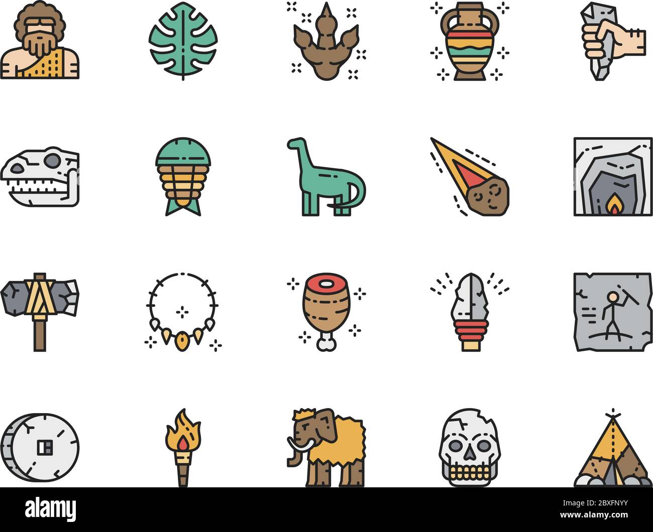 Mammoth bone man Cut Out Stock Images & Pictures - Alamy