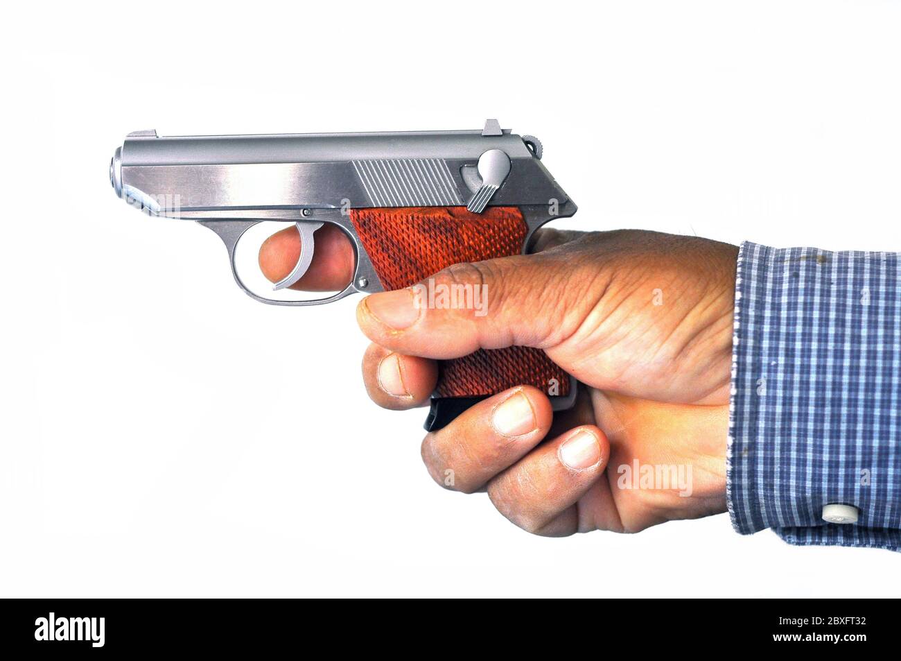Pistol in hand hi-res stock photography and images - Alamy