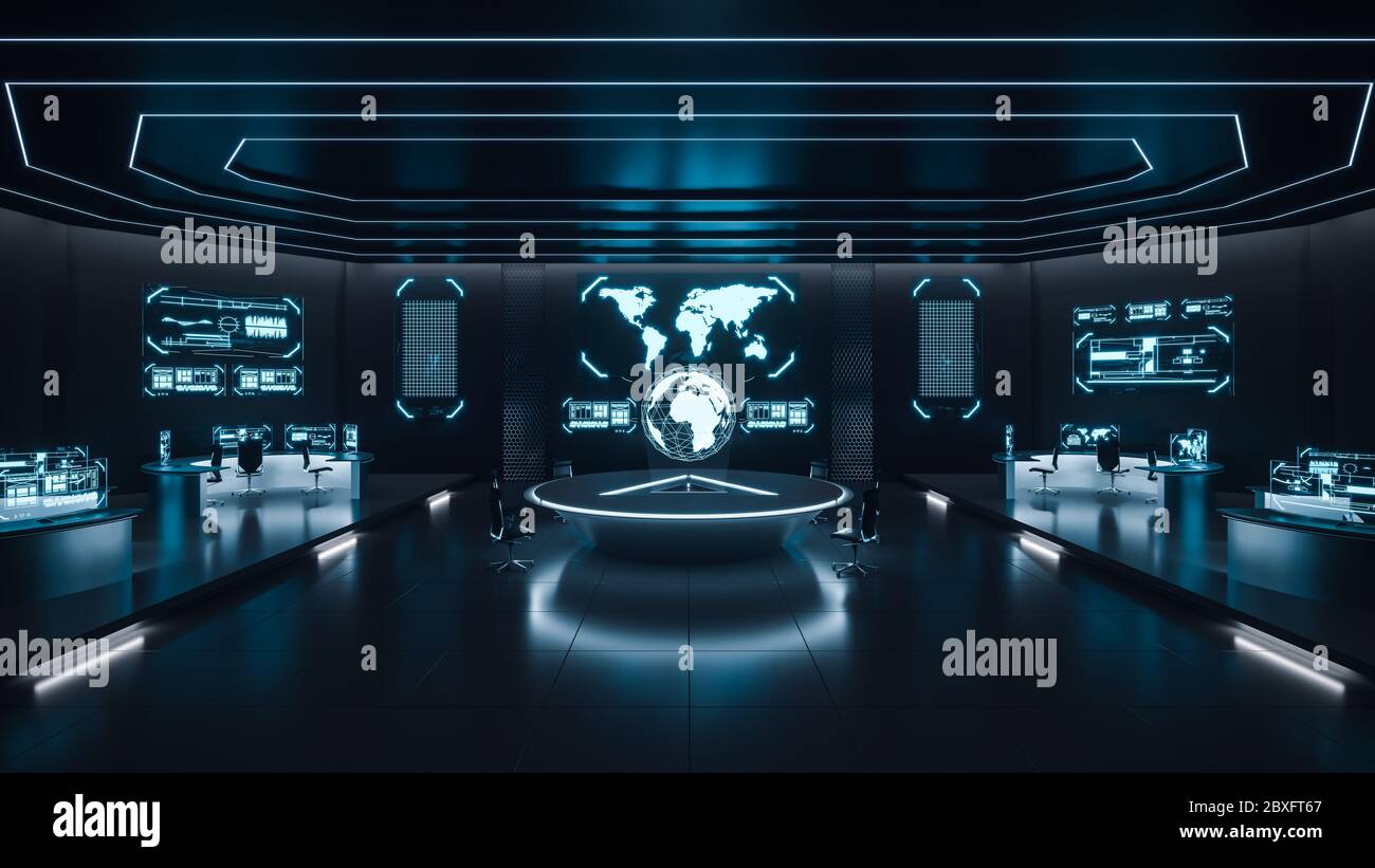 Control center map hi-res stock photography and images - Alamy