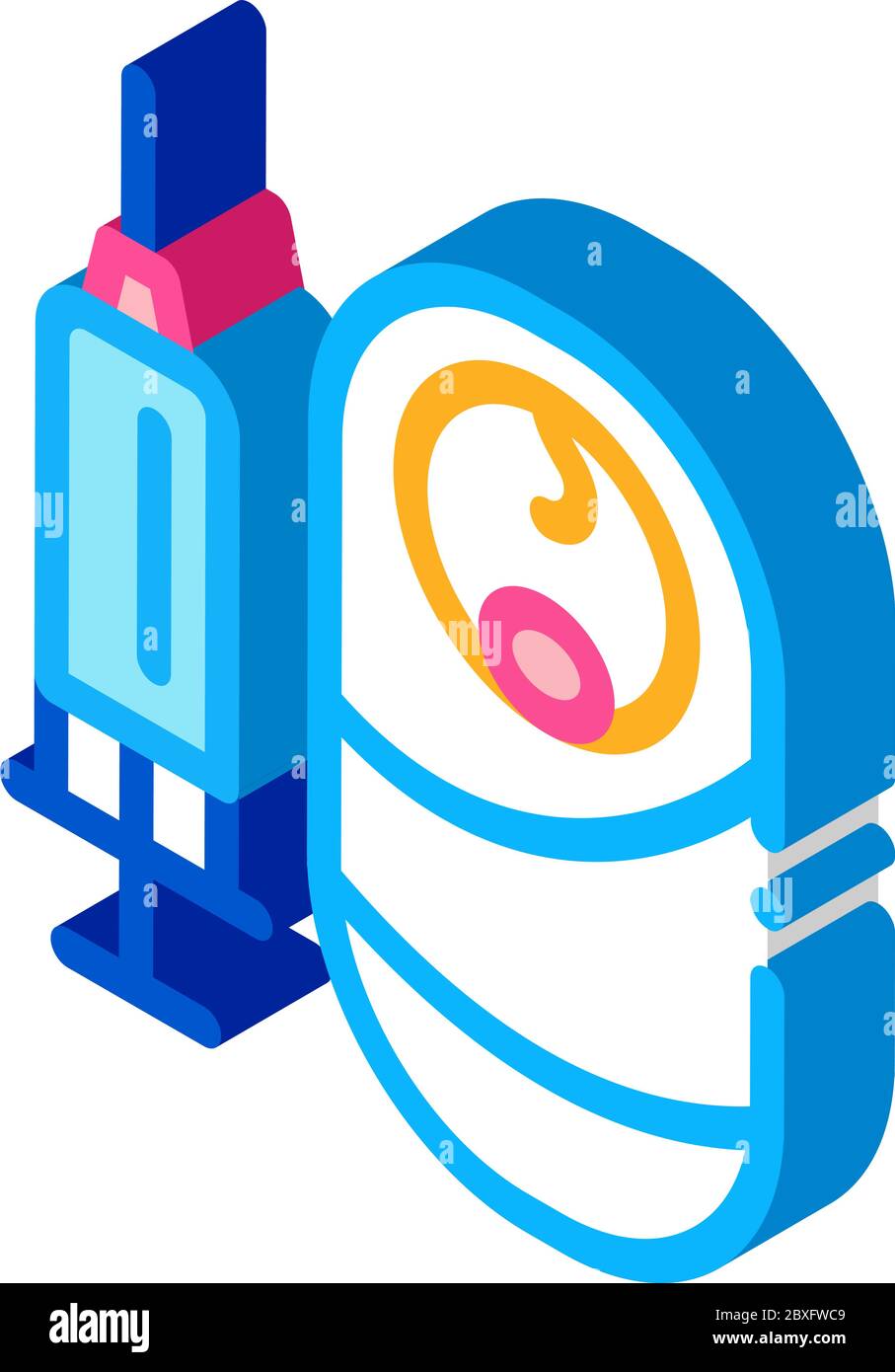baby injection isometric icon vector illustration Stock Vector Image ...