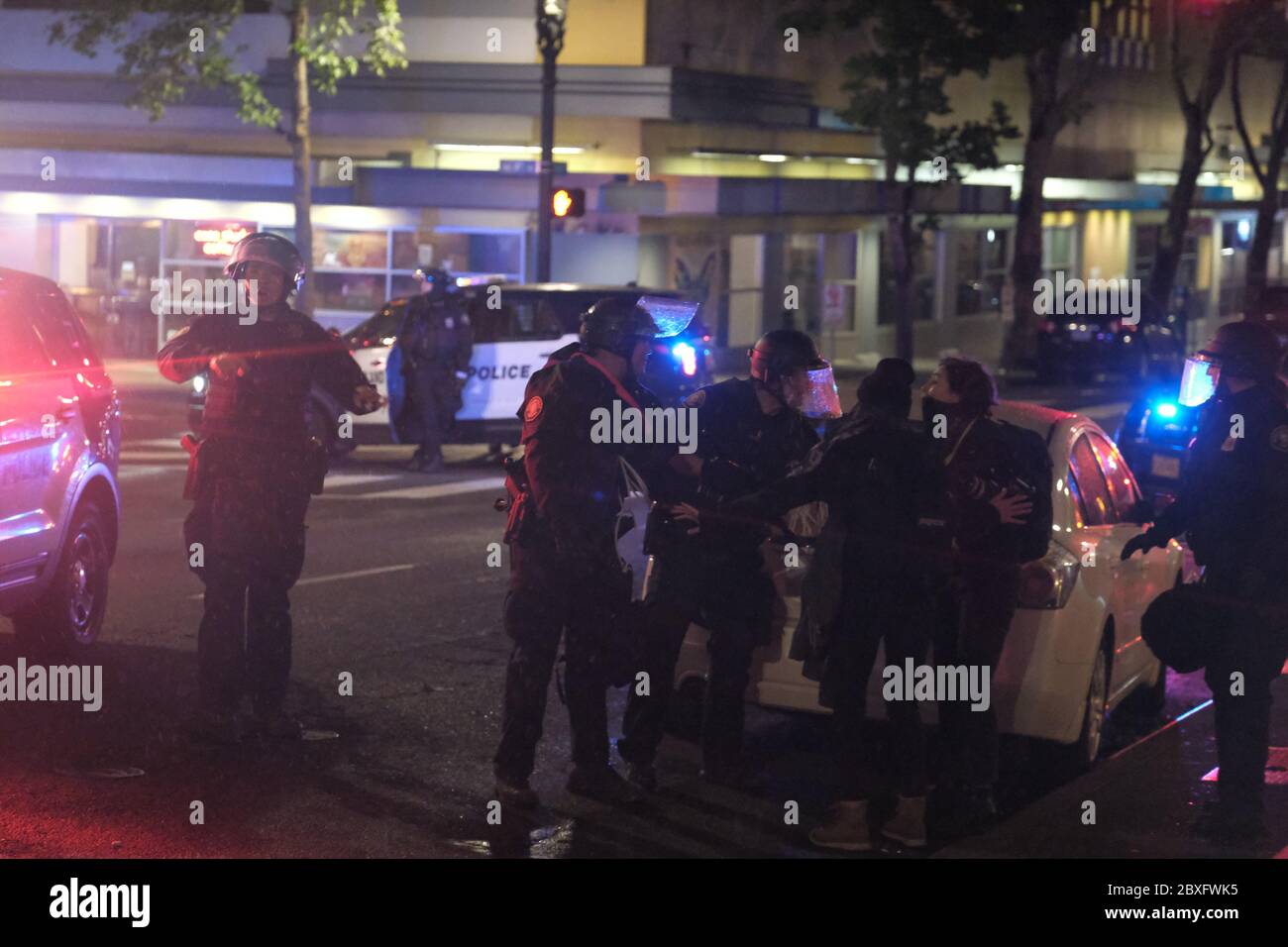 Police Arresting People At Night