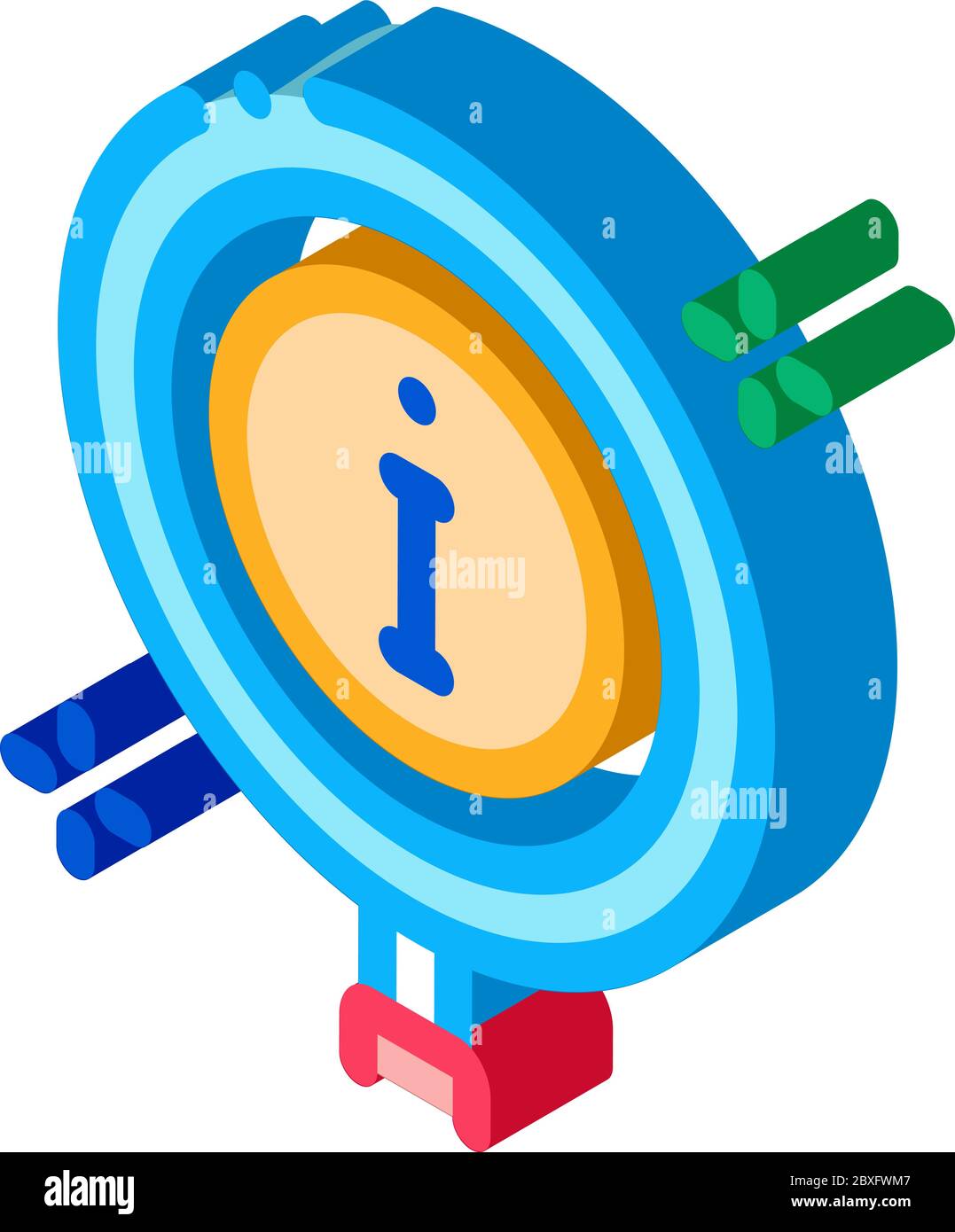informational study isometric icon vector illustration Stock Vector ...