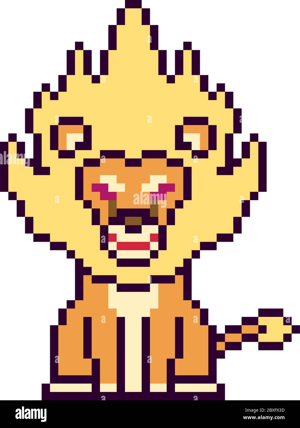 Cartoon lion Stock Vector Images - Alamy