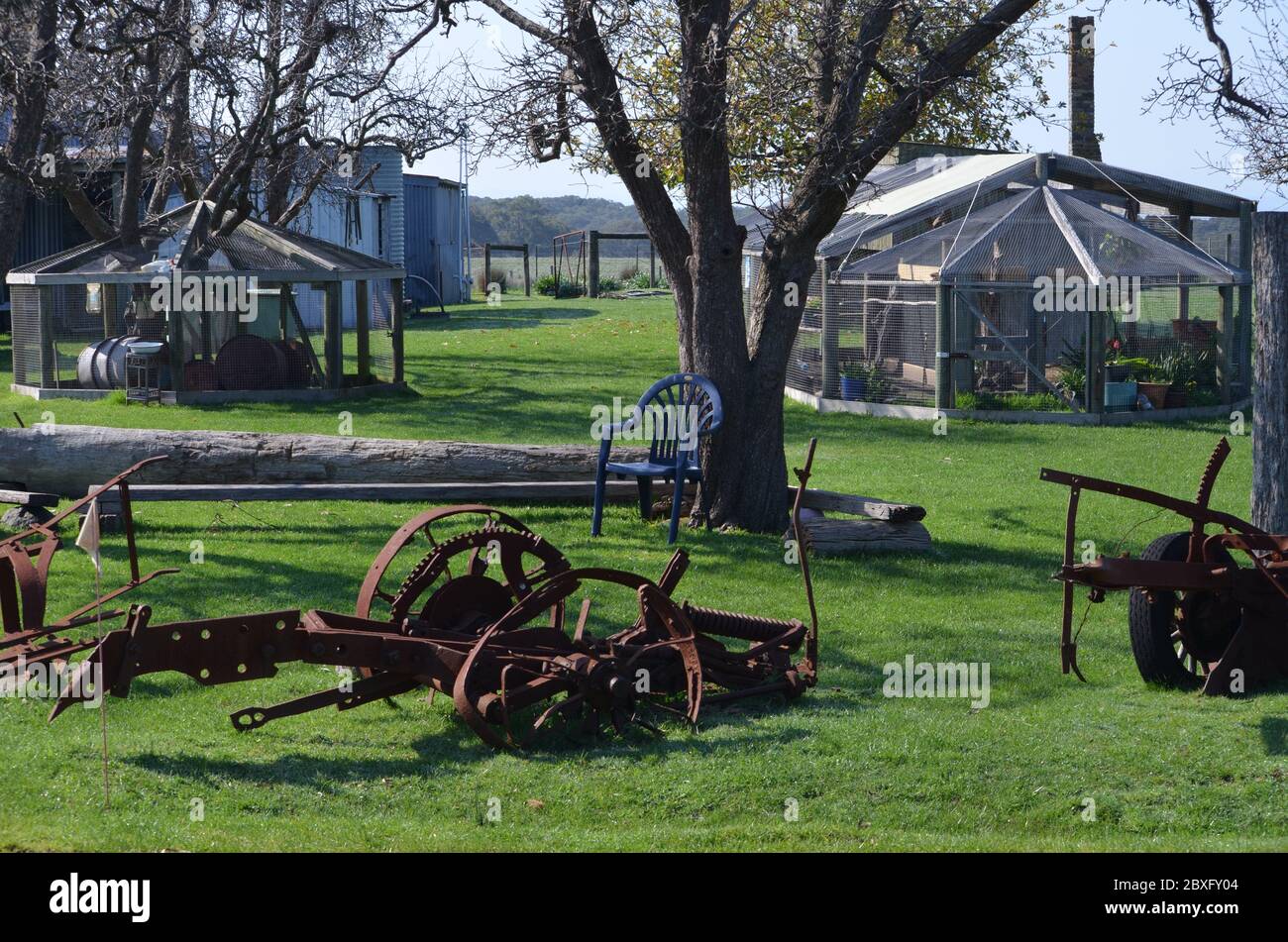 Australia Victoria Farm Phillip Island Stock Photo - Alamy