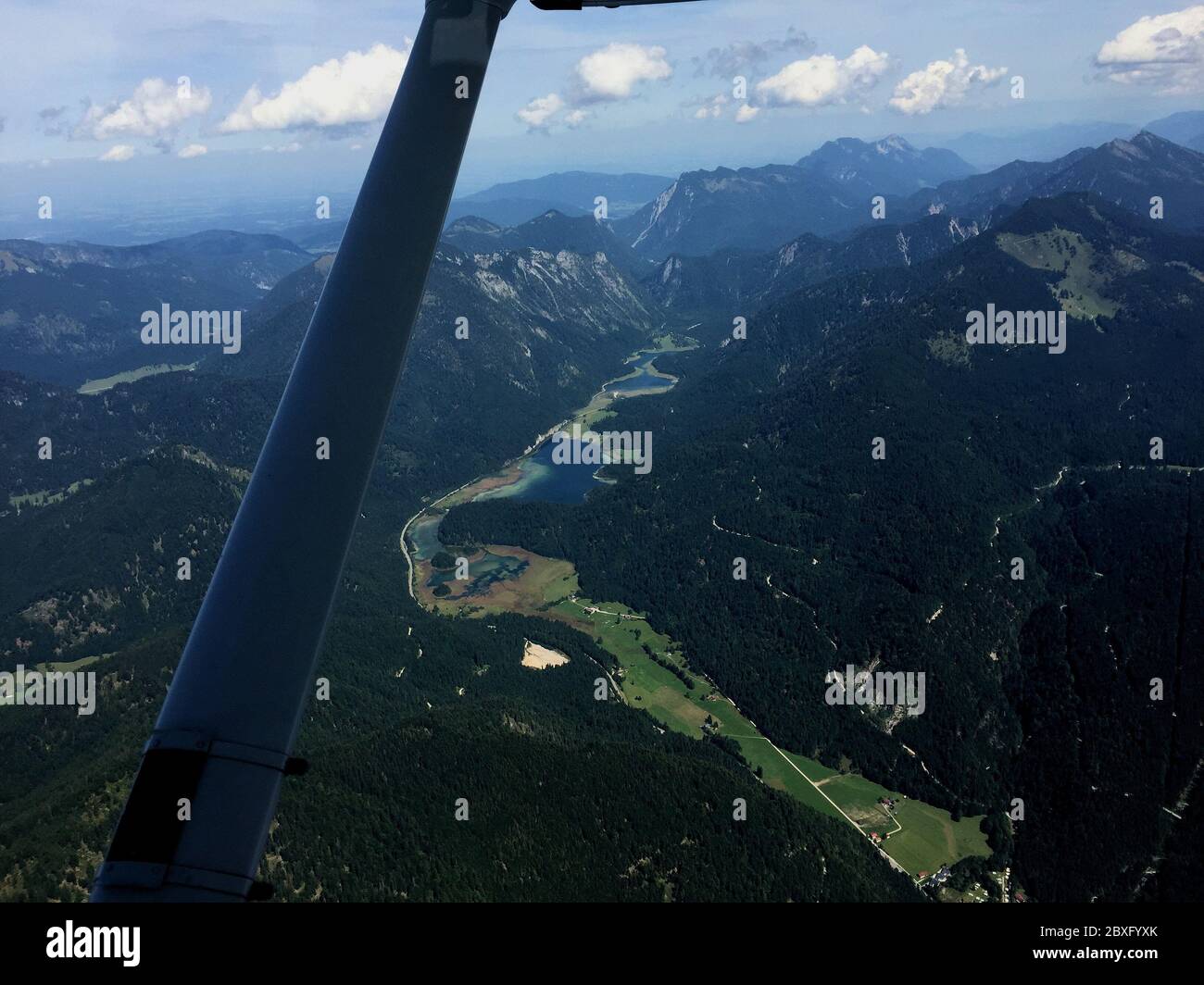 Bavaria natural landscape scenery from above Stock Photo - Alamy