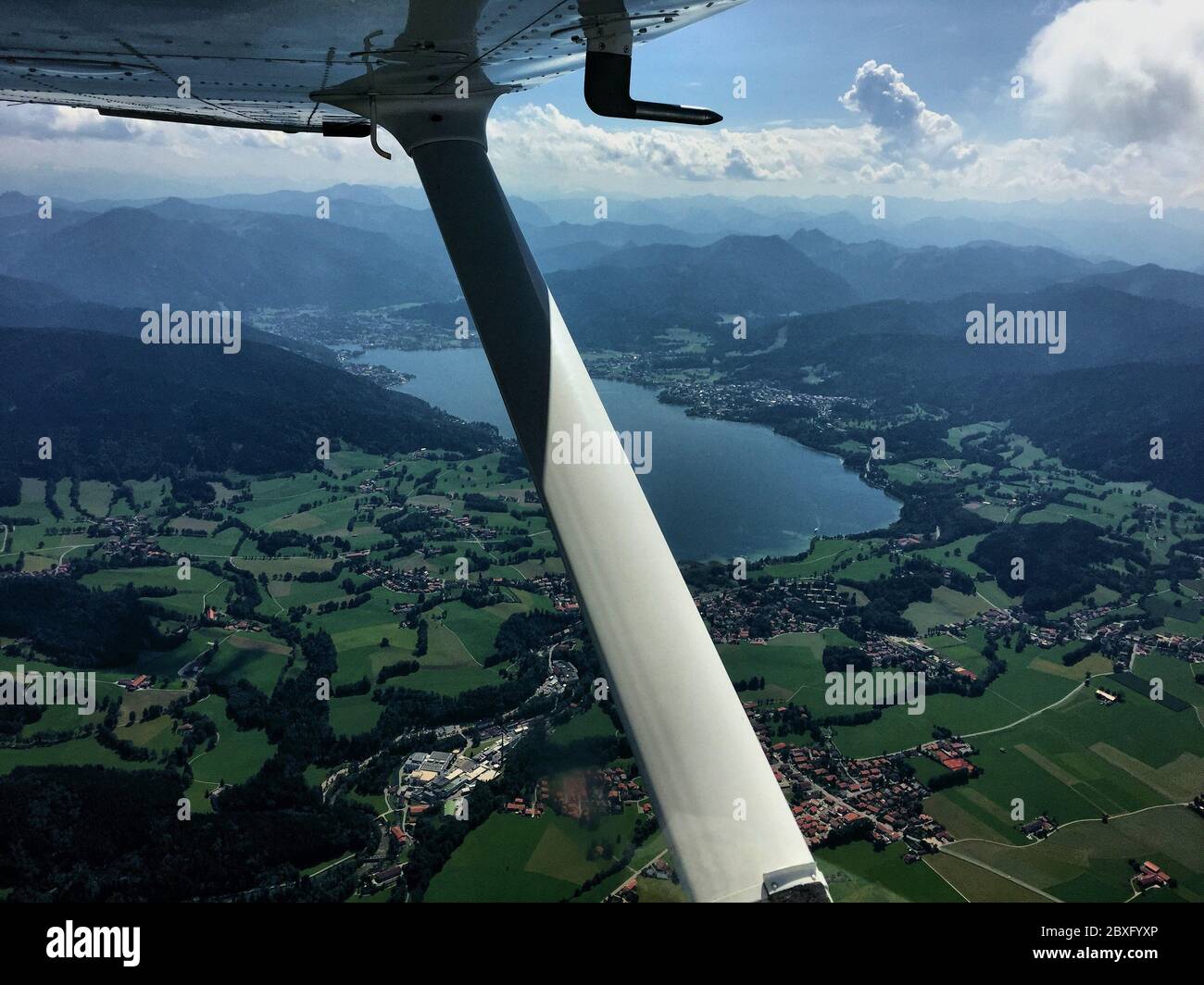 Bavaria natural landscape scenery from above Stock Photo - Alamy