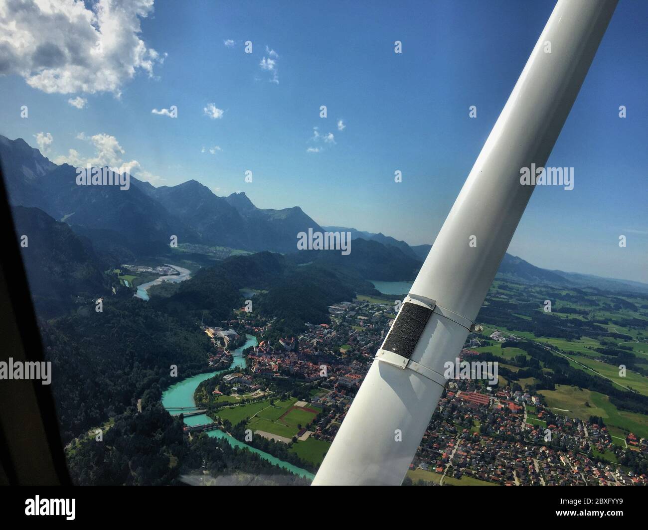 Bavaria natural landscape scenery from above Stock Photo - Alamy