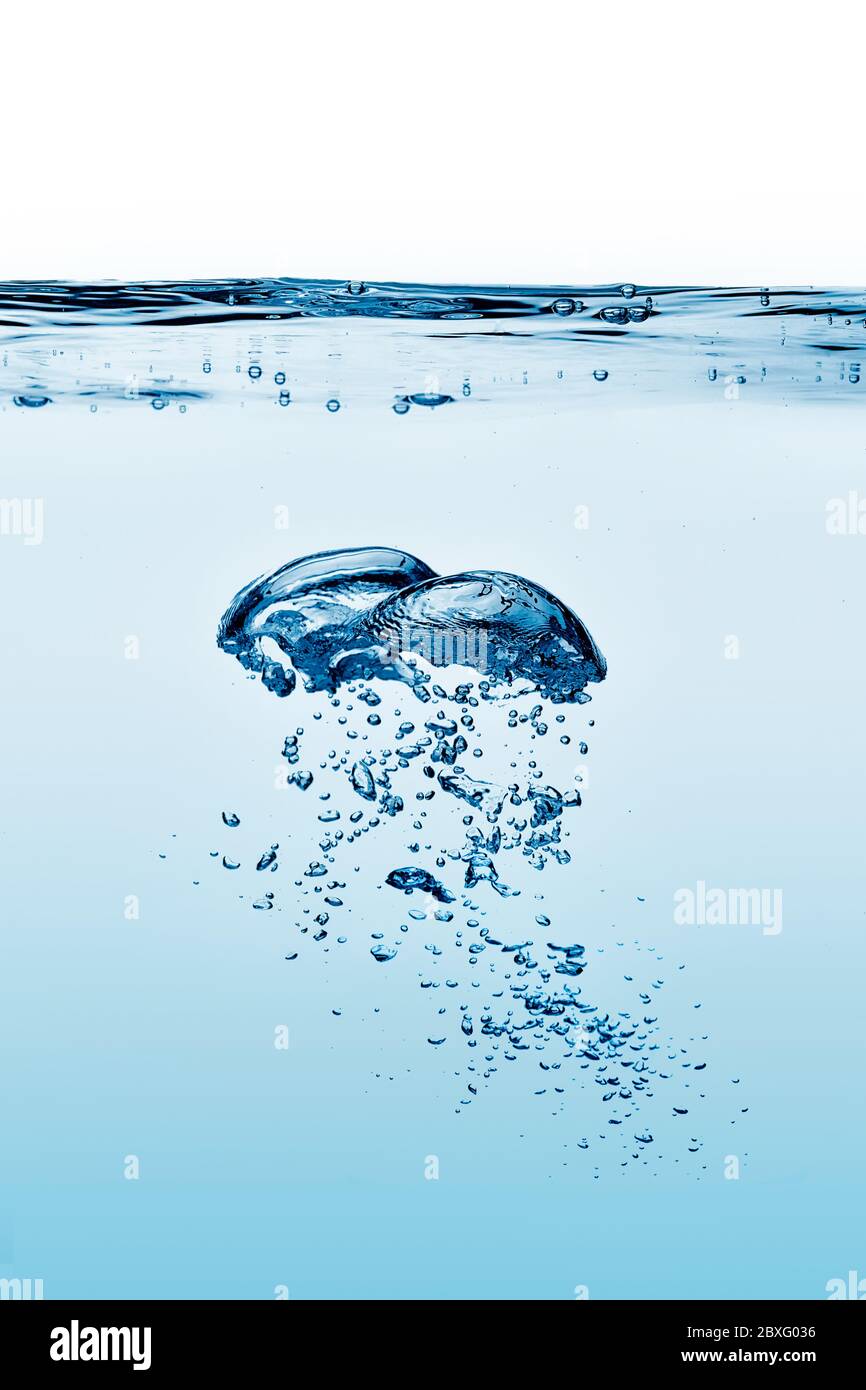 Boiling water surface in blue hi-res stock photography and images - Alamy