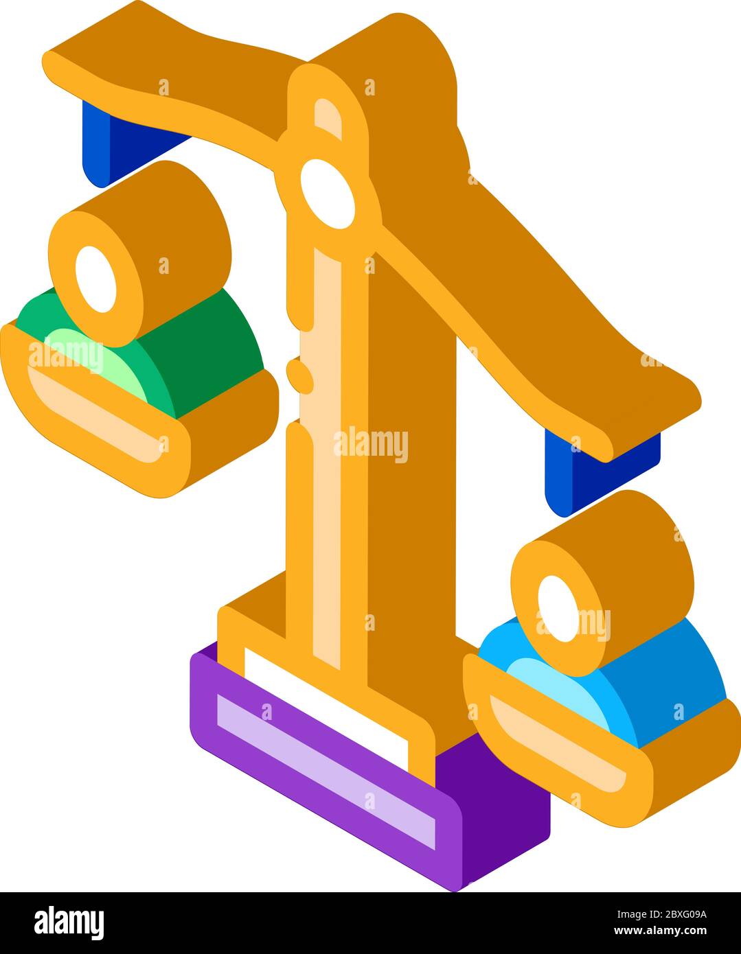 employment scales of justice isometric icon vector illustration Stock ...
