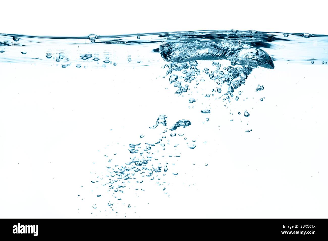 Sparkling oxygen water bubbles Cut Out Stock Images & Pictures - Alamy