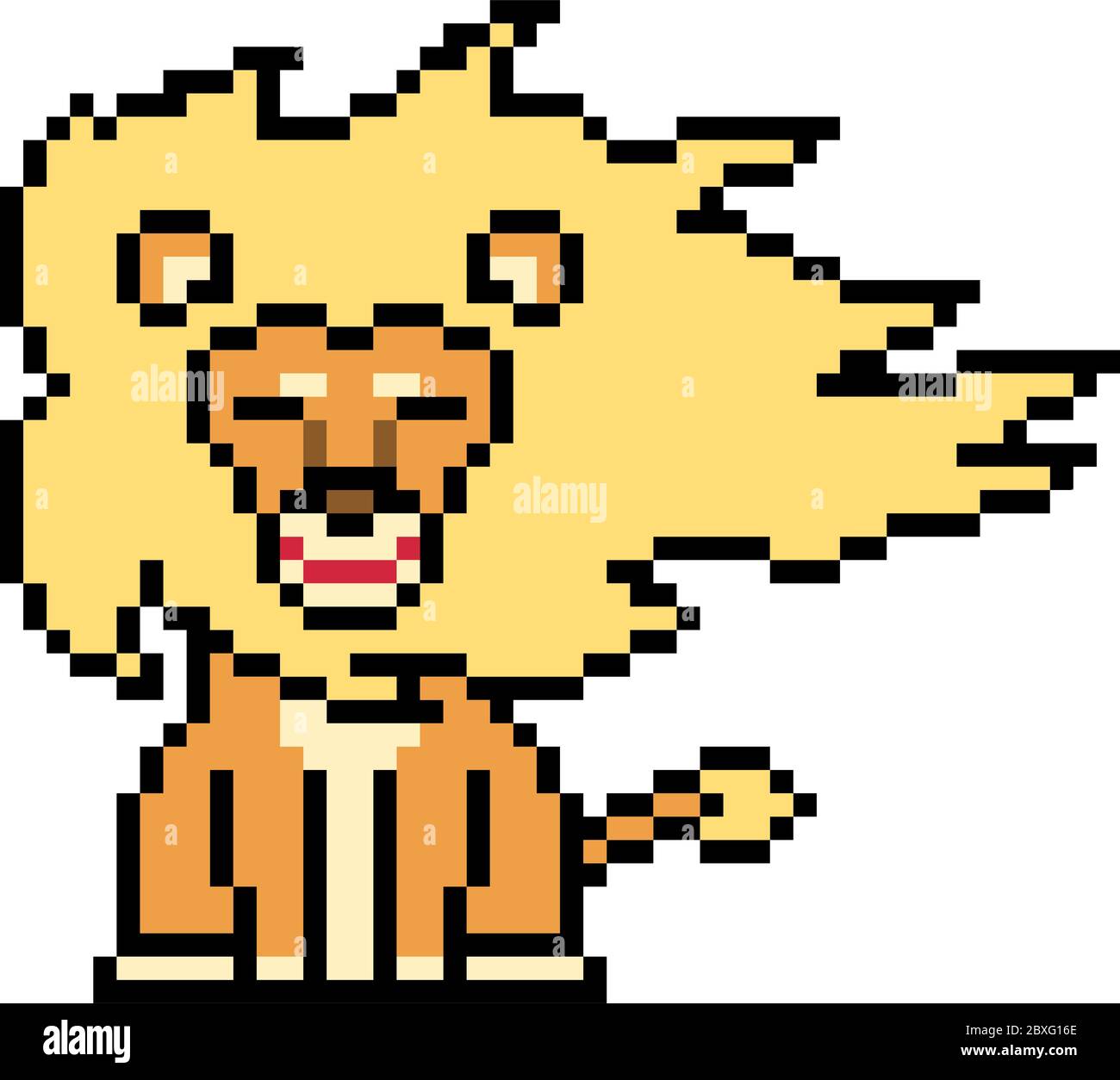 Lion Pixel High Resolution Stock Photography and Images - Alamy