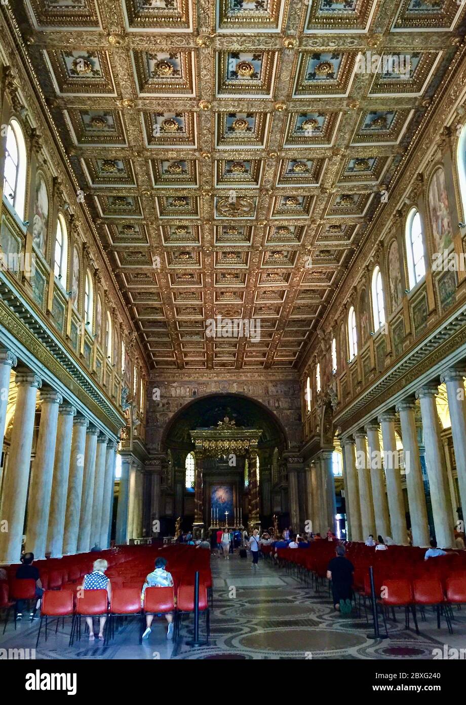 Basilica of Saint Mary Major (Santa Maria Maggiore), Rome, Italy Stock ...