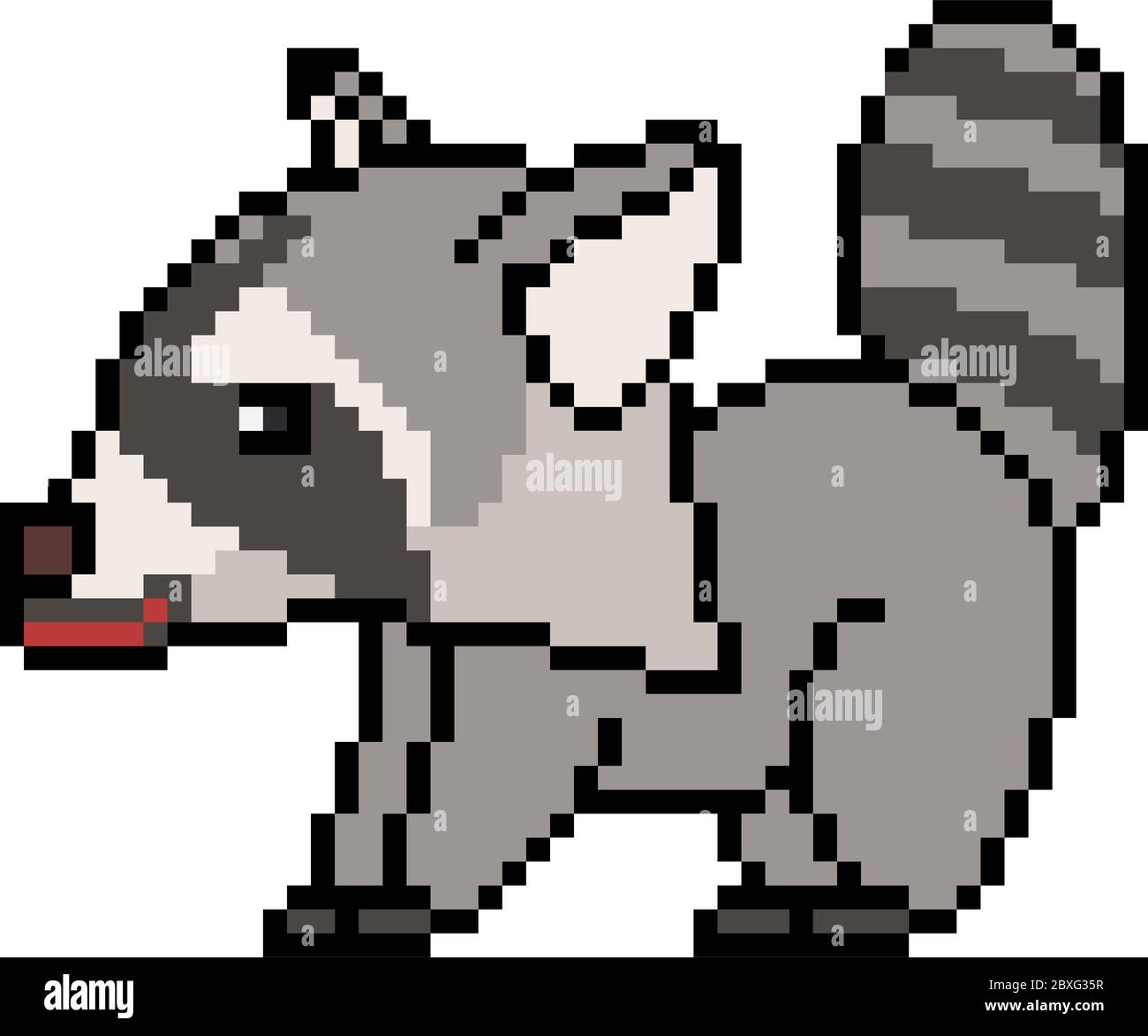 Raccoon Art Stock Vector Images - Alamy