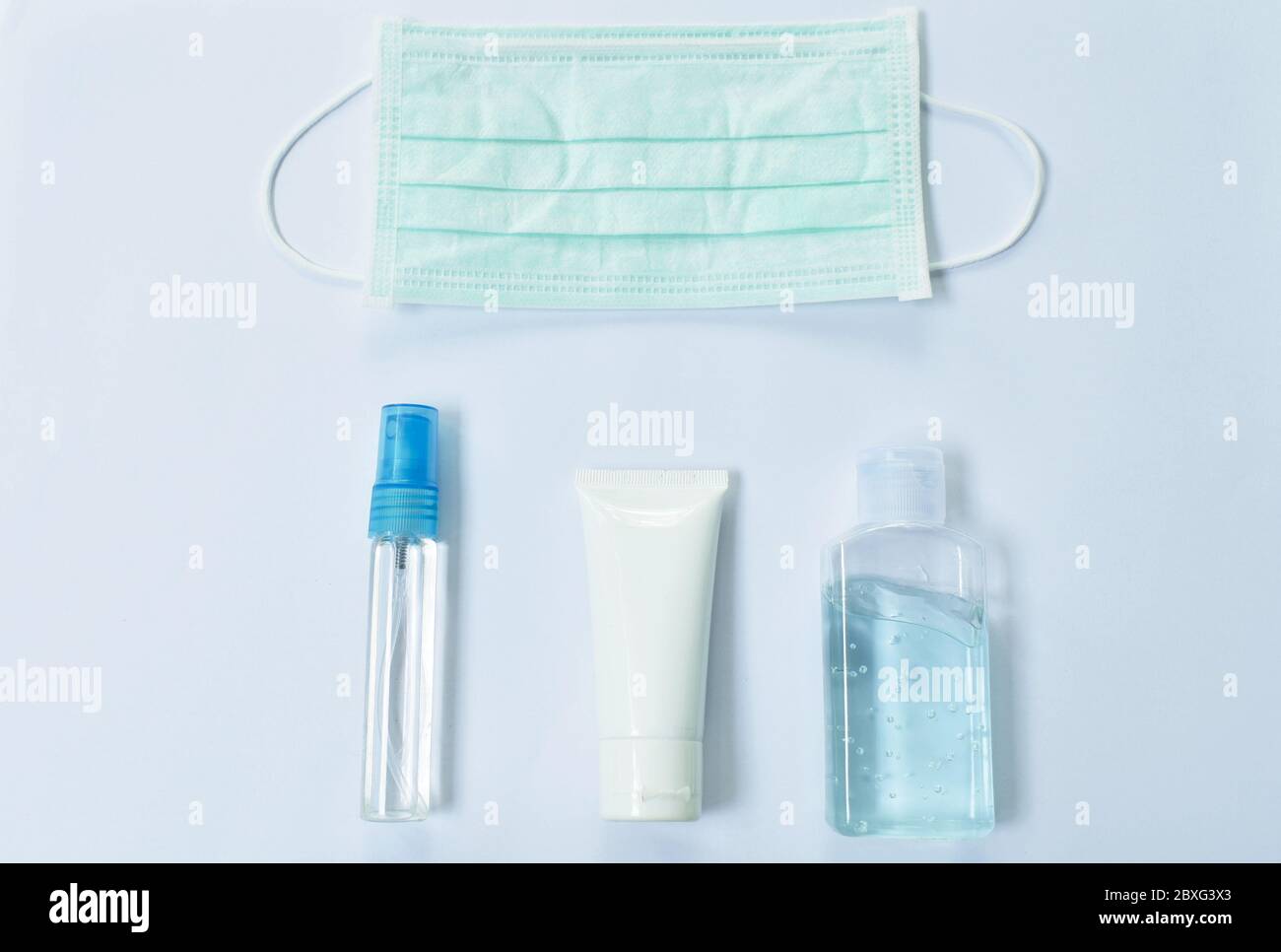 hygienic mask for protection nose and mouth with alcohol or gel based ...