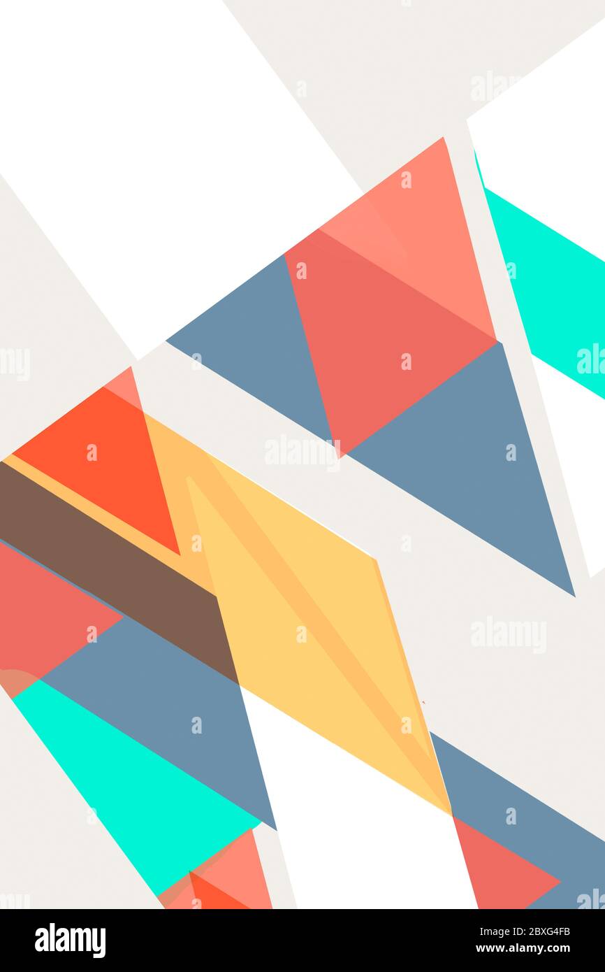 Flat geometric covers design. Colorful modernism. Simple shapes ...