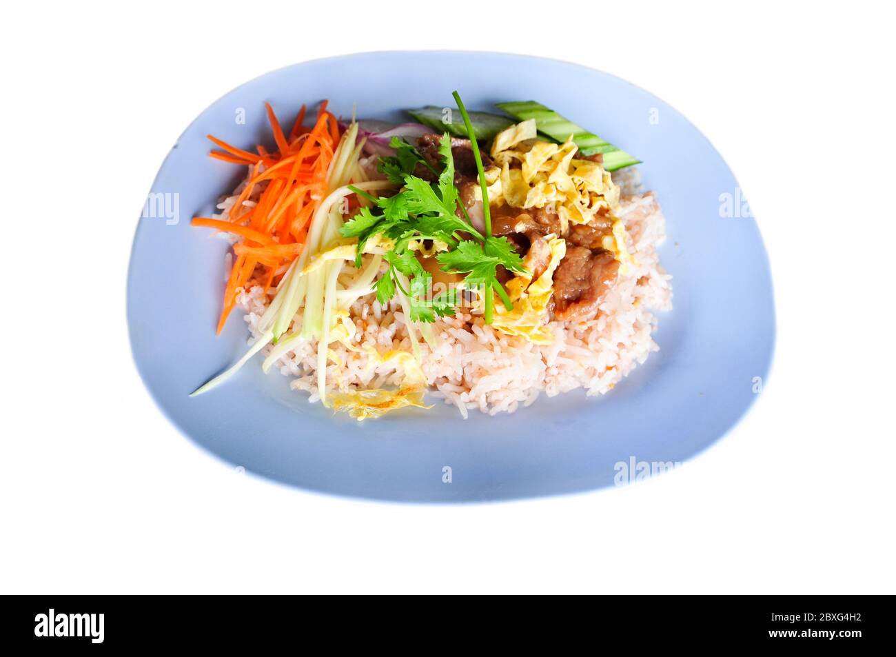 Khao kluk kapi is one of the finest and freshest single plate Thai ...