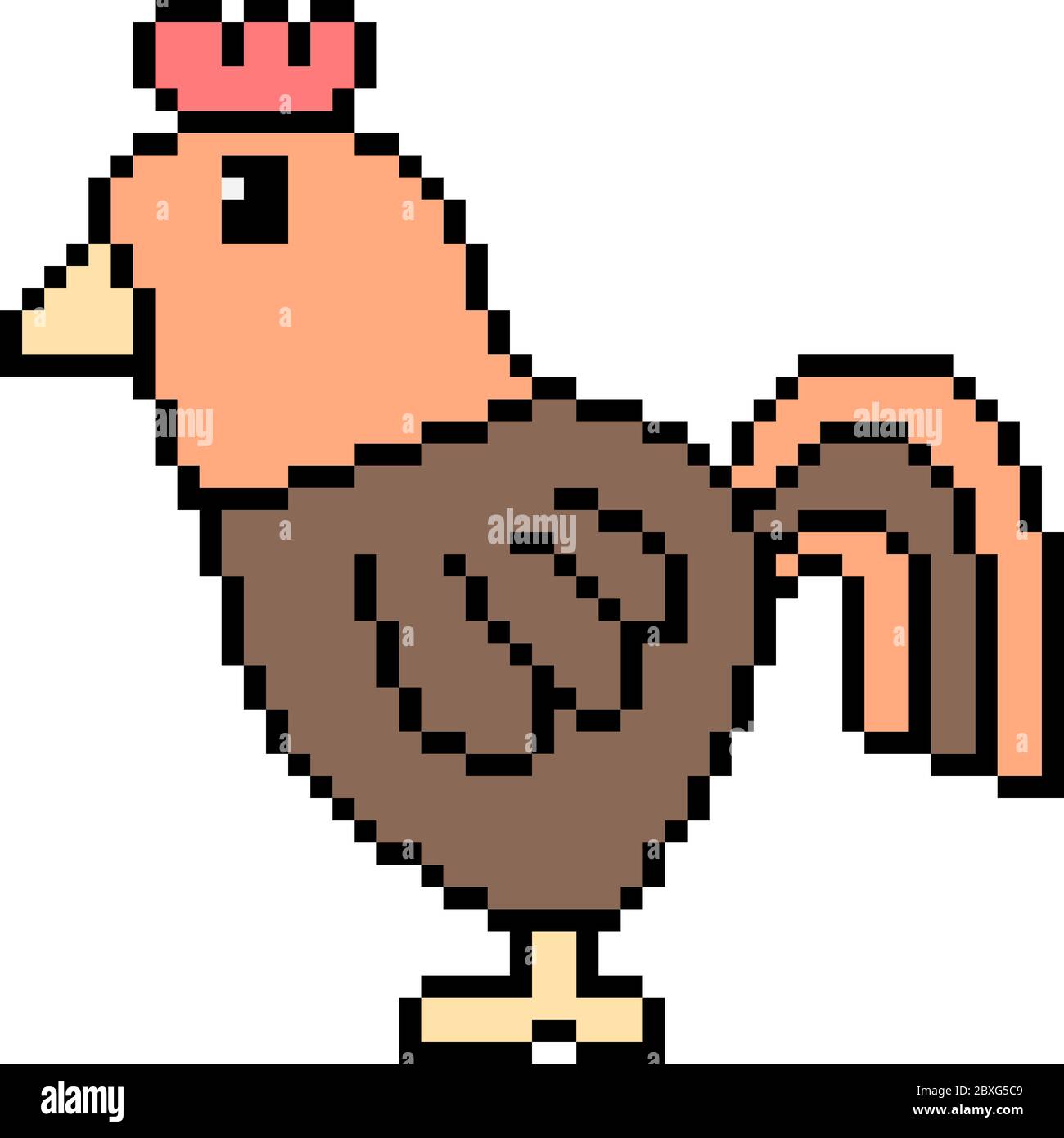 Chicken pixel art hi-res stock photography and images - Alamy
