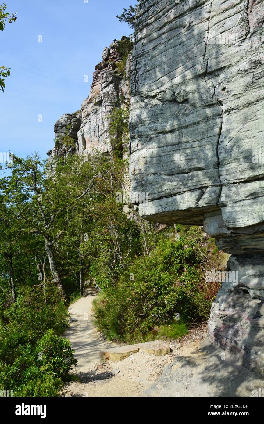 Jomeokee Trail circles the iconic pinnacle and hugs the cliff face at ...
