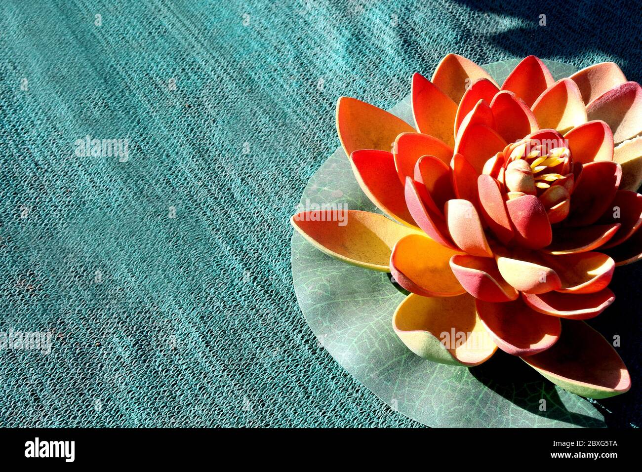 decorative colorful plastic lotus flower, handcrafted traditional ...