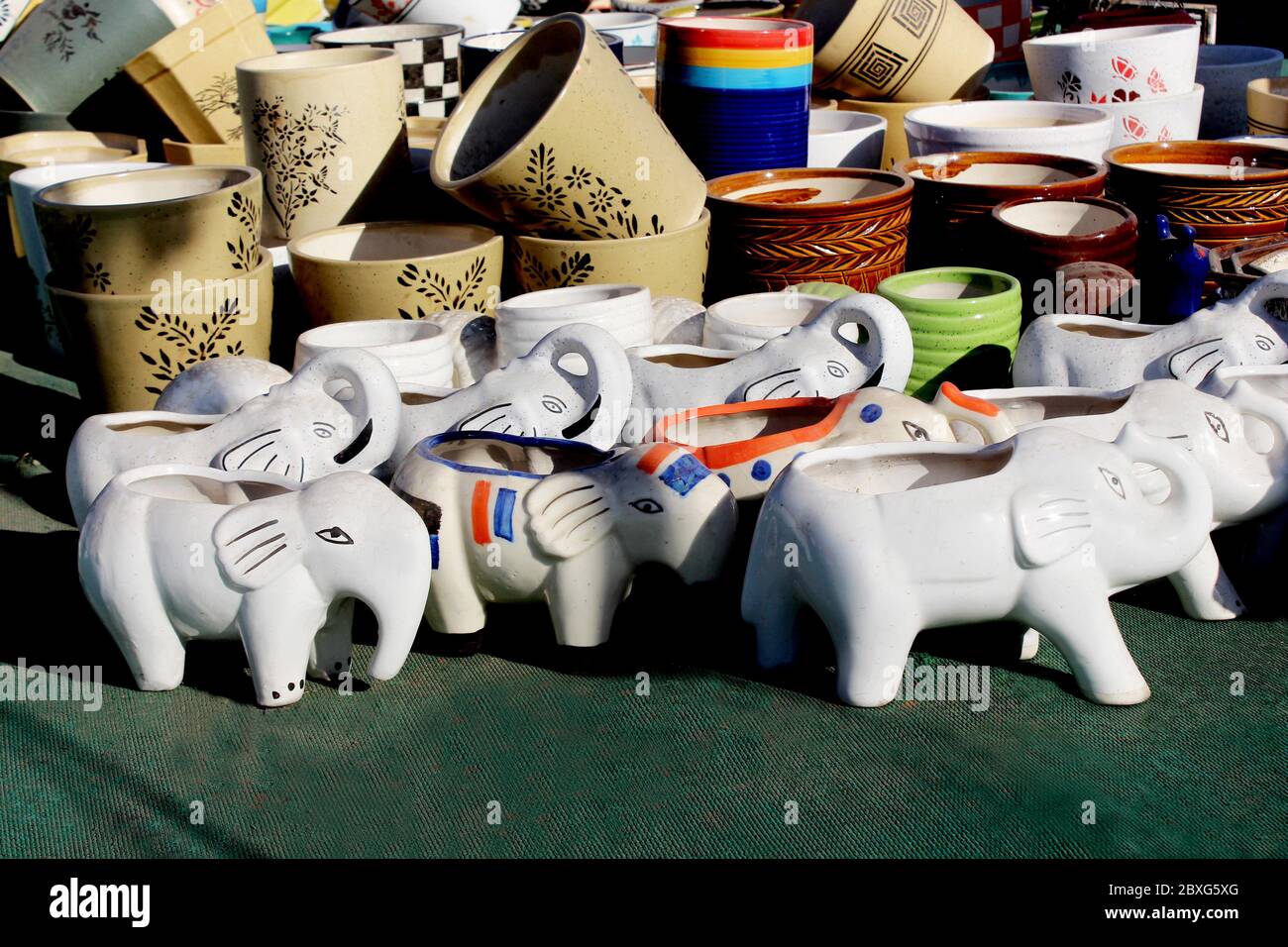 decorative elephant Sculpture Made with Earthen Mud, handcrafted ...