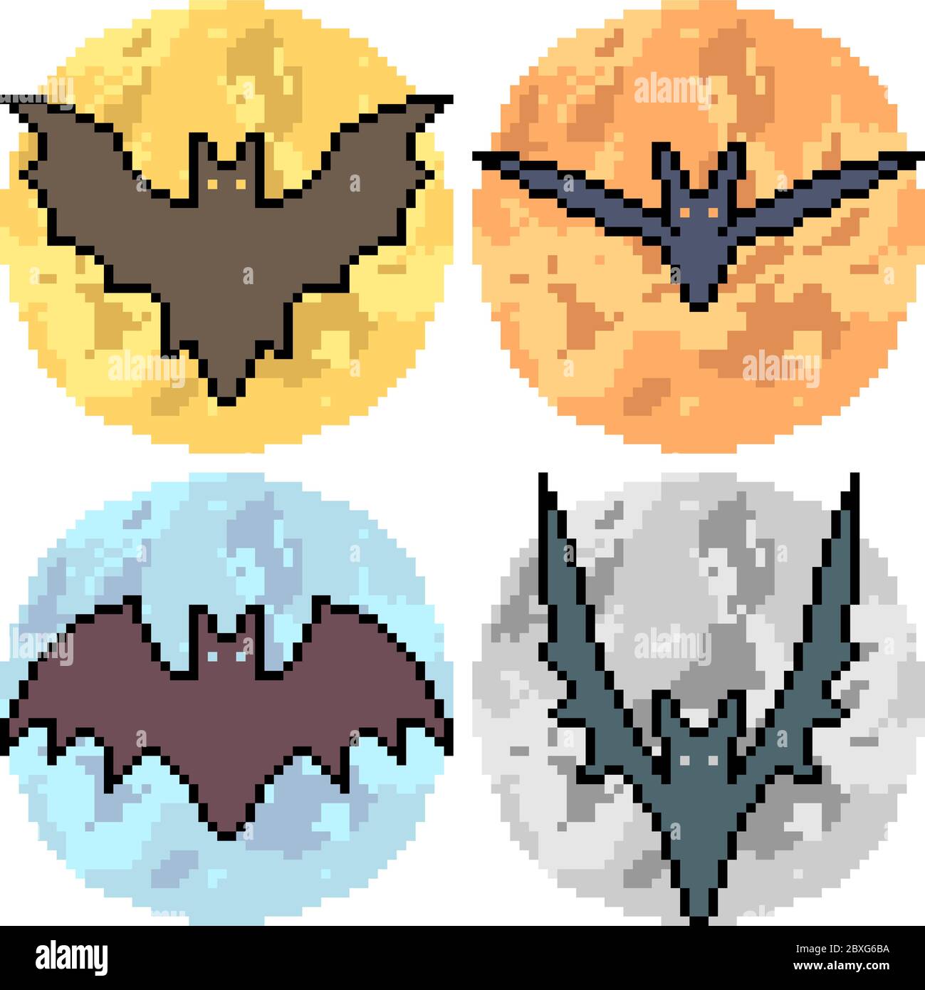 Bat pixel hi-res stock photography and images - Alamy