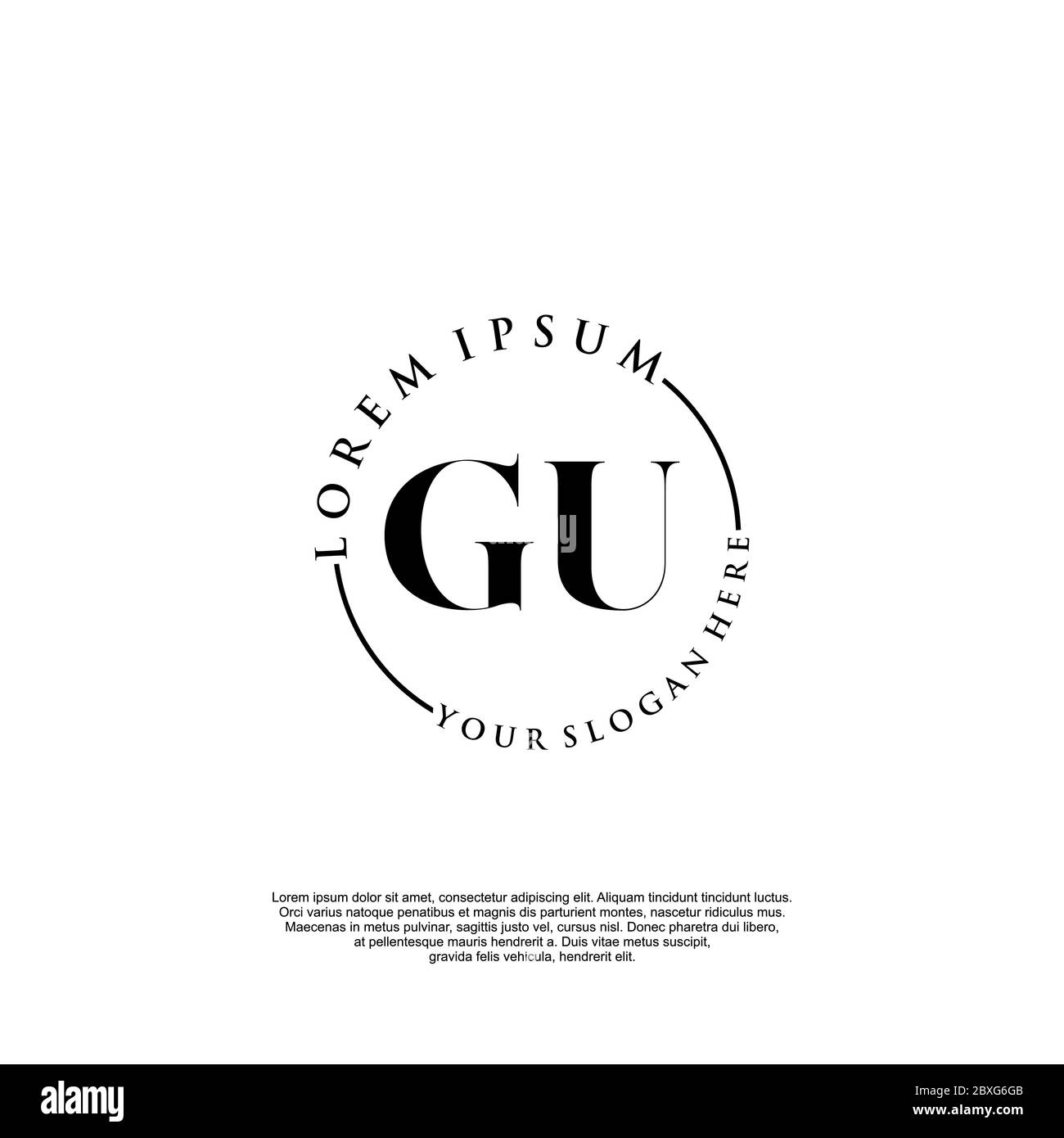 Gu logo vector vectors hi-res stock photography and images - Alamy
