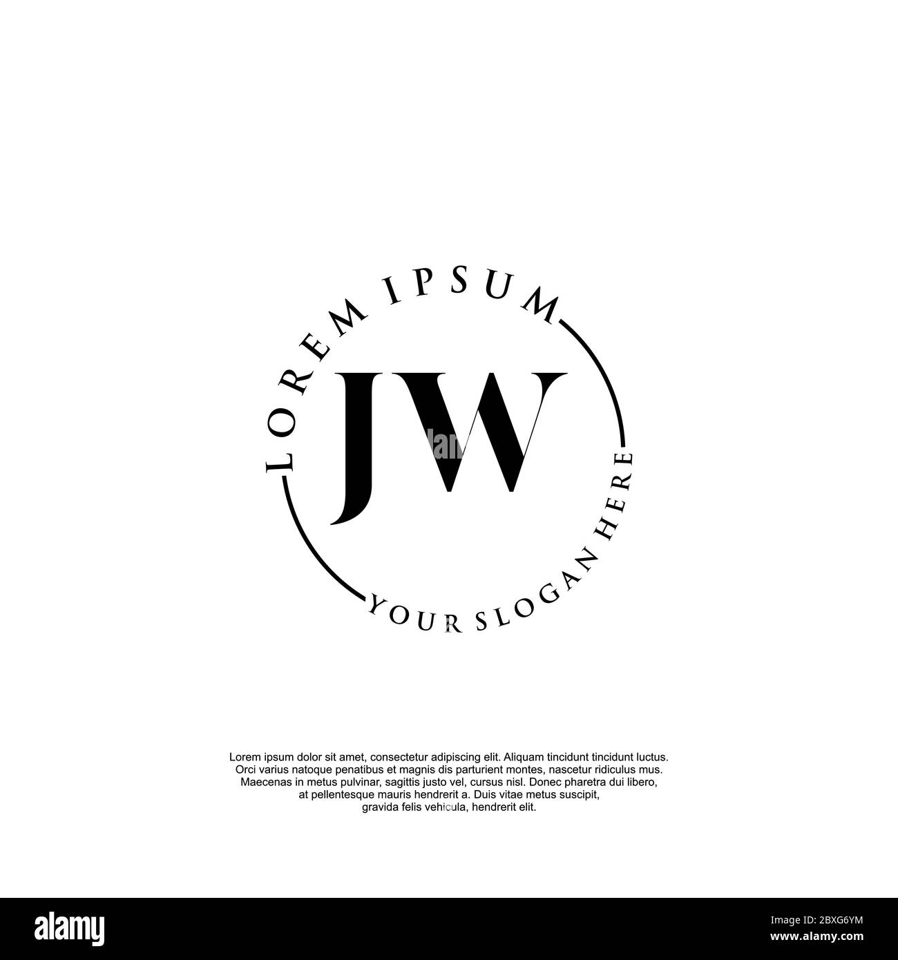 Jw template Stock Vector Images - Alamy