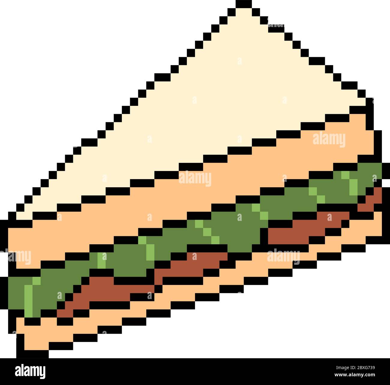 Triangle sandwich Stock Vector Images - Alamy