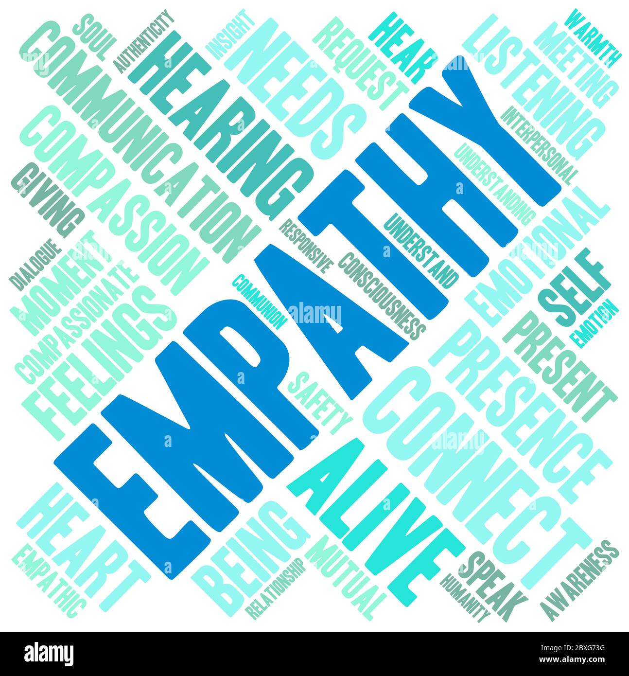Empathy word cloud on a white background Stock Vector Image & Art - Alamy