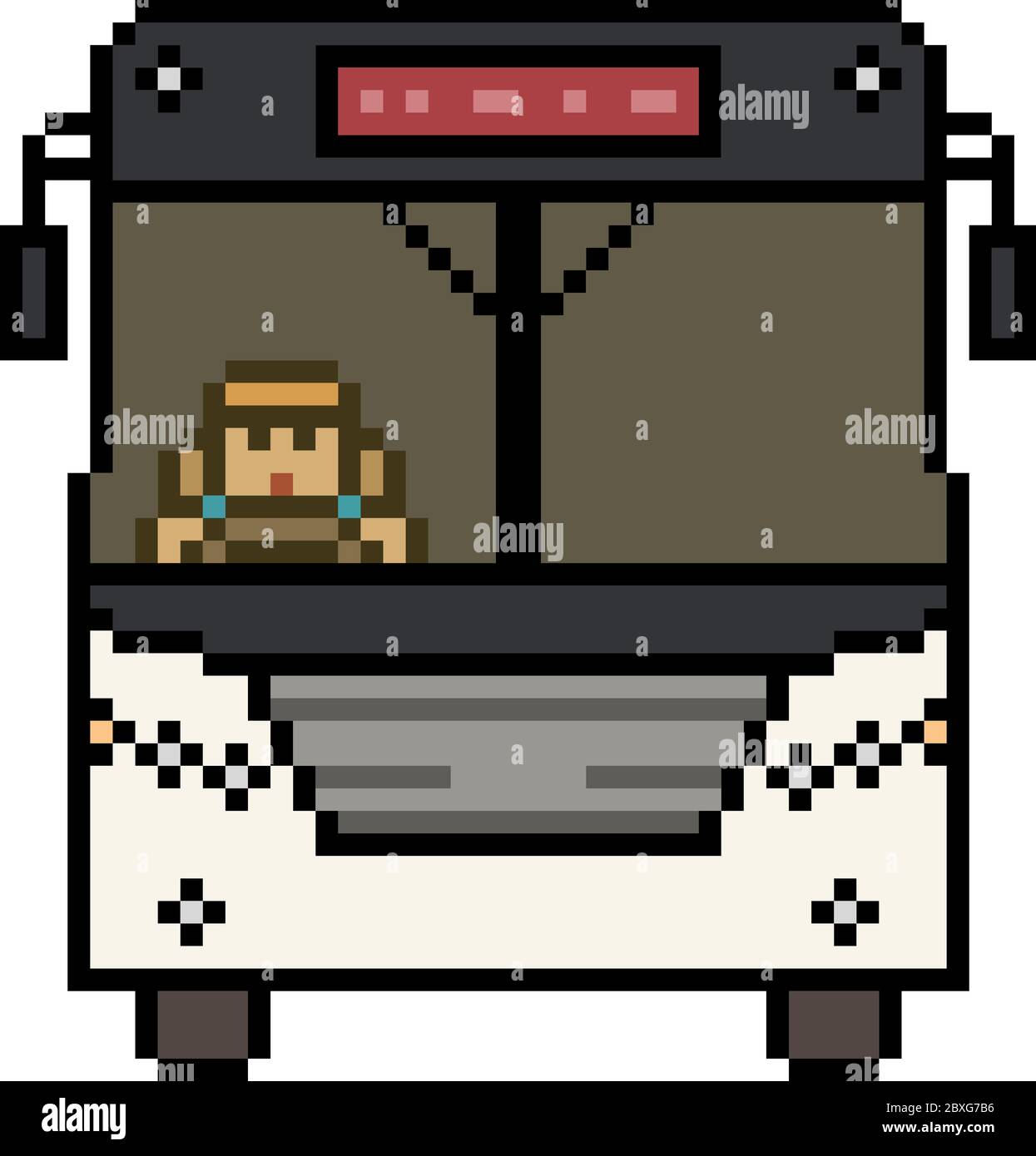 Bus pixel hi-res stock photography and images - Alamy