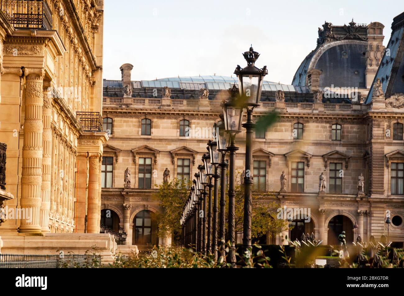 Architectural details of the Louvre Museum in Paris, France Stock Photo ...