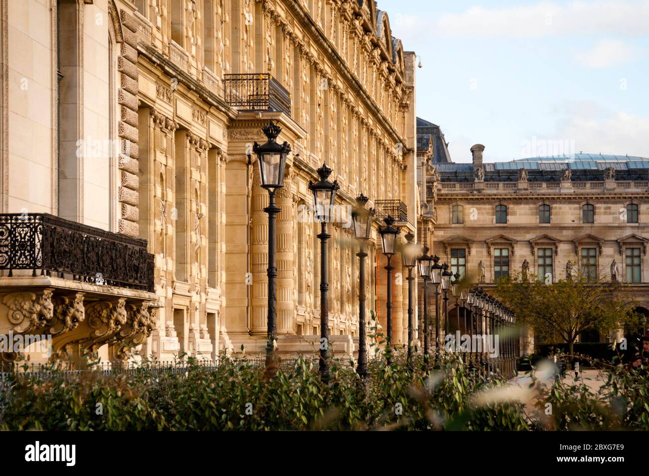 Architectural details of the Louvre Museum in Paris, France Stock Photo ...