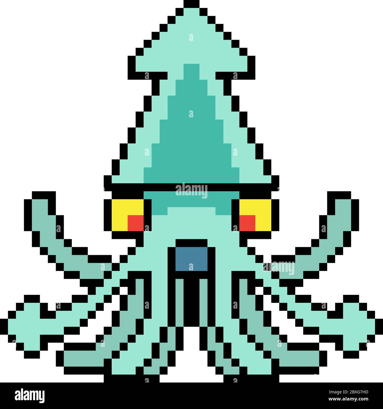 vector pixel art cartoon squid isolated Stock Vector Image & Art - Alamy vector pixel art cartoon squid isolated Stock Vector Image & Art - Alamy