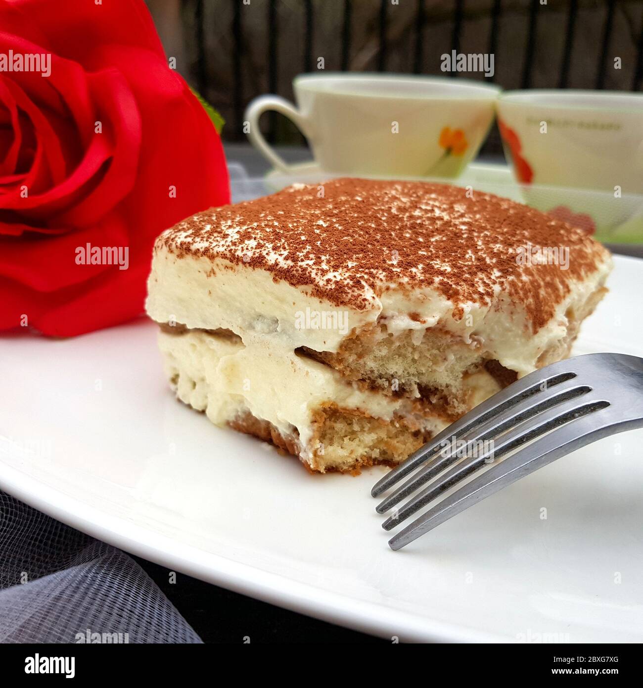 Tiramisu presentation hi-res stock photography and images - Alamy