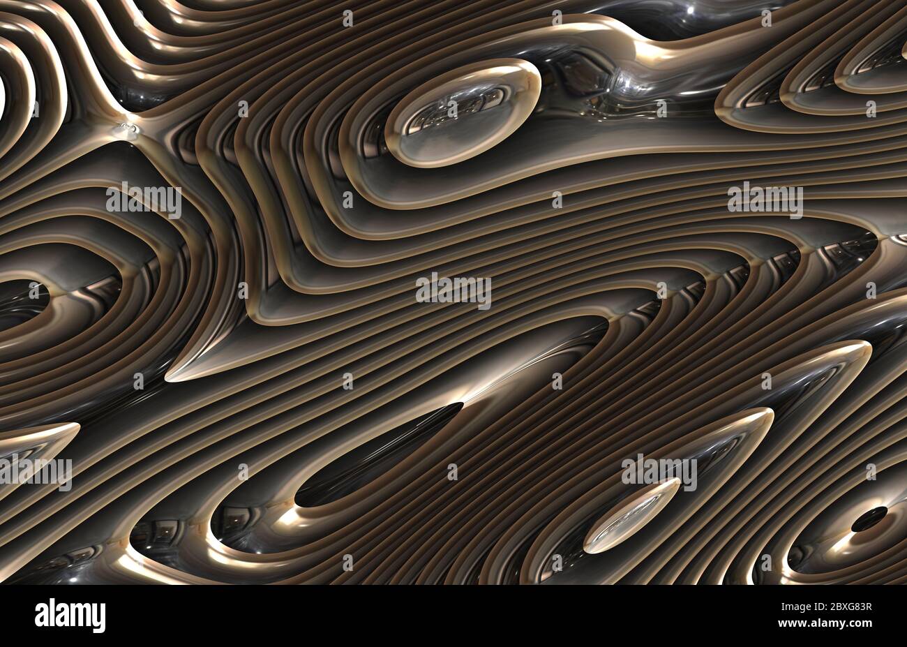 futuristic scifi metal art Stock Photo - Alamy