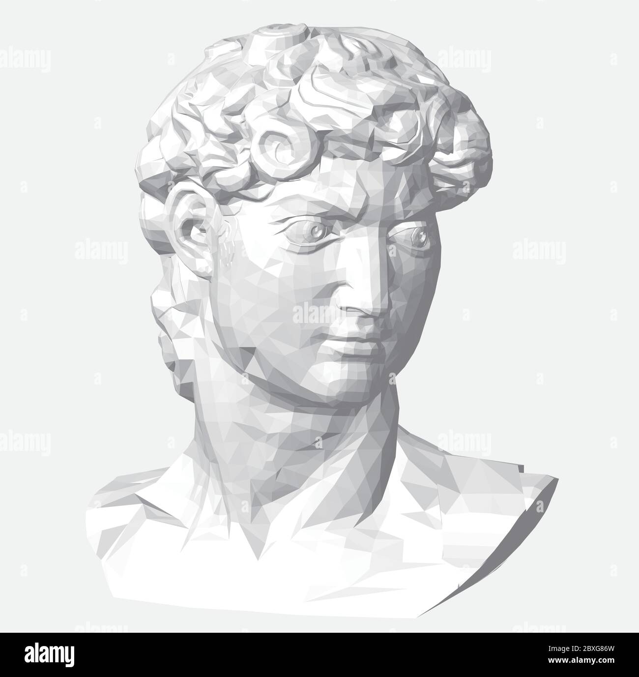 Statue of David,architectural decoration,statue Stock Vector Image ...