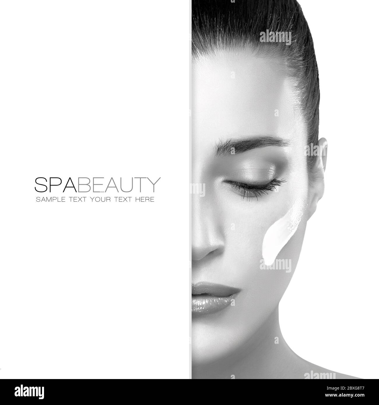 Health closeup portrait blank hi-res stock photography and images - Alamy